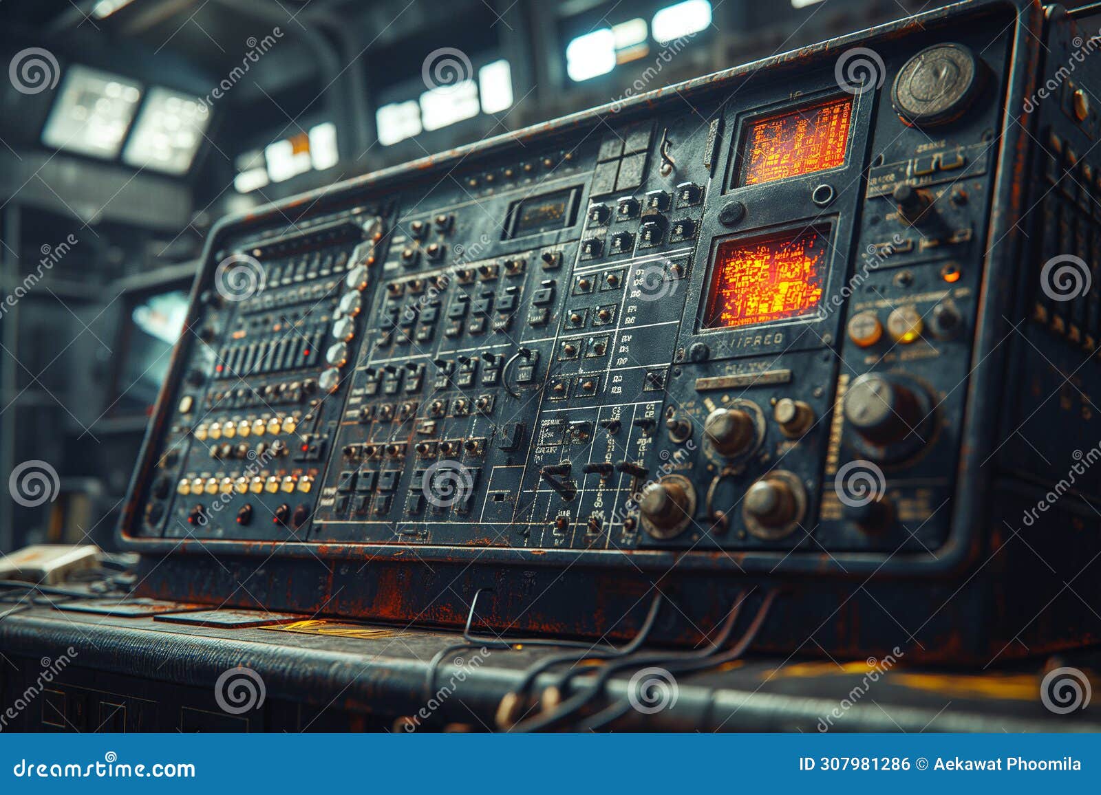 Fully Operational Old Model Communication Device Stock Illustration ...
