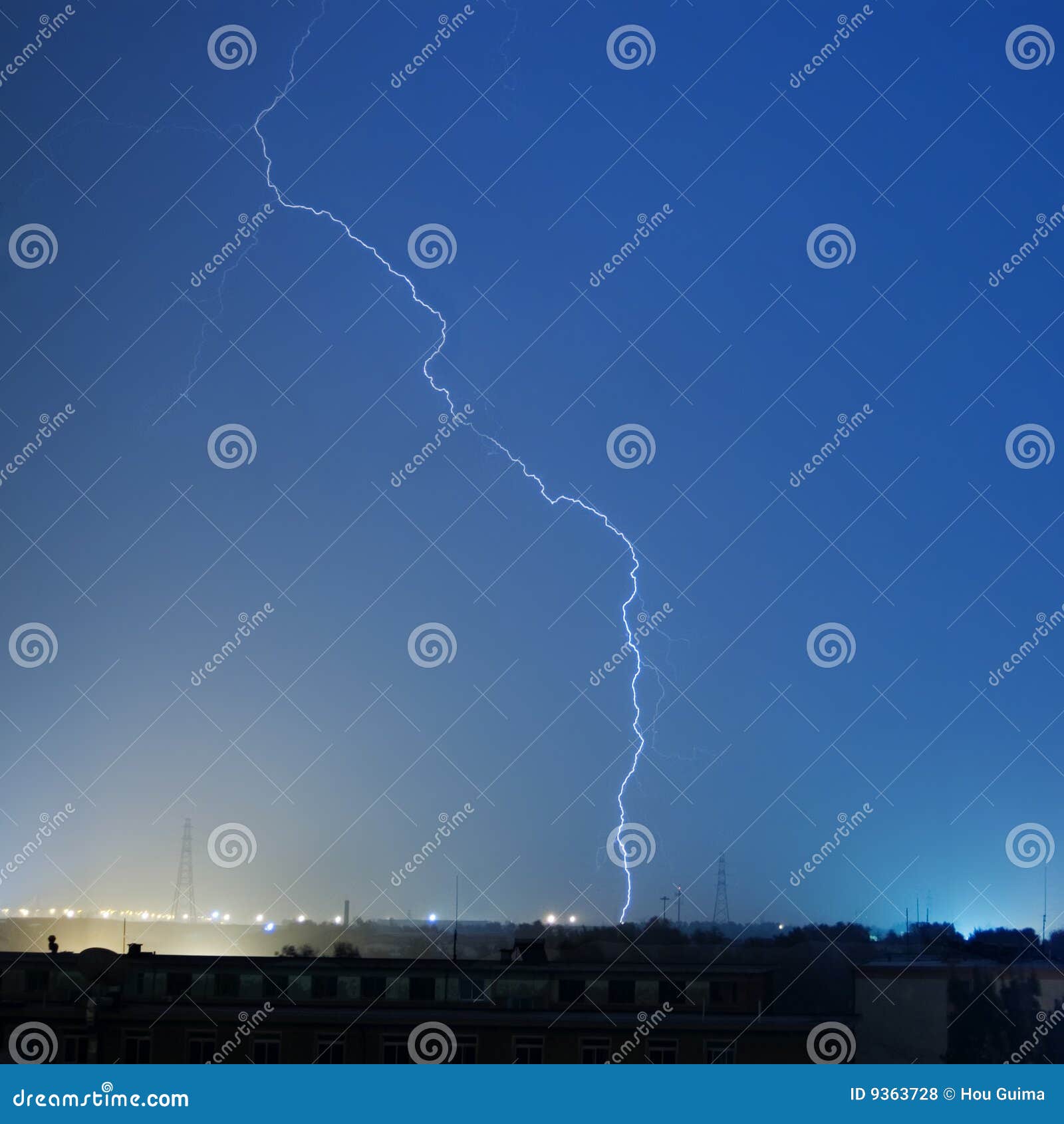 Fulmination stock photo. Image of asia, pink, rain, landscape - 9363728