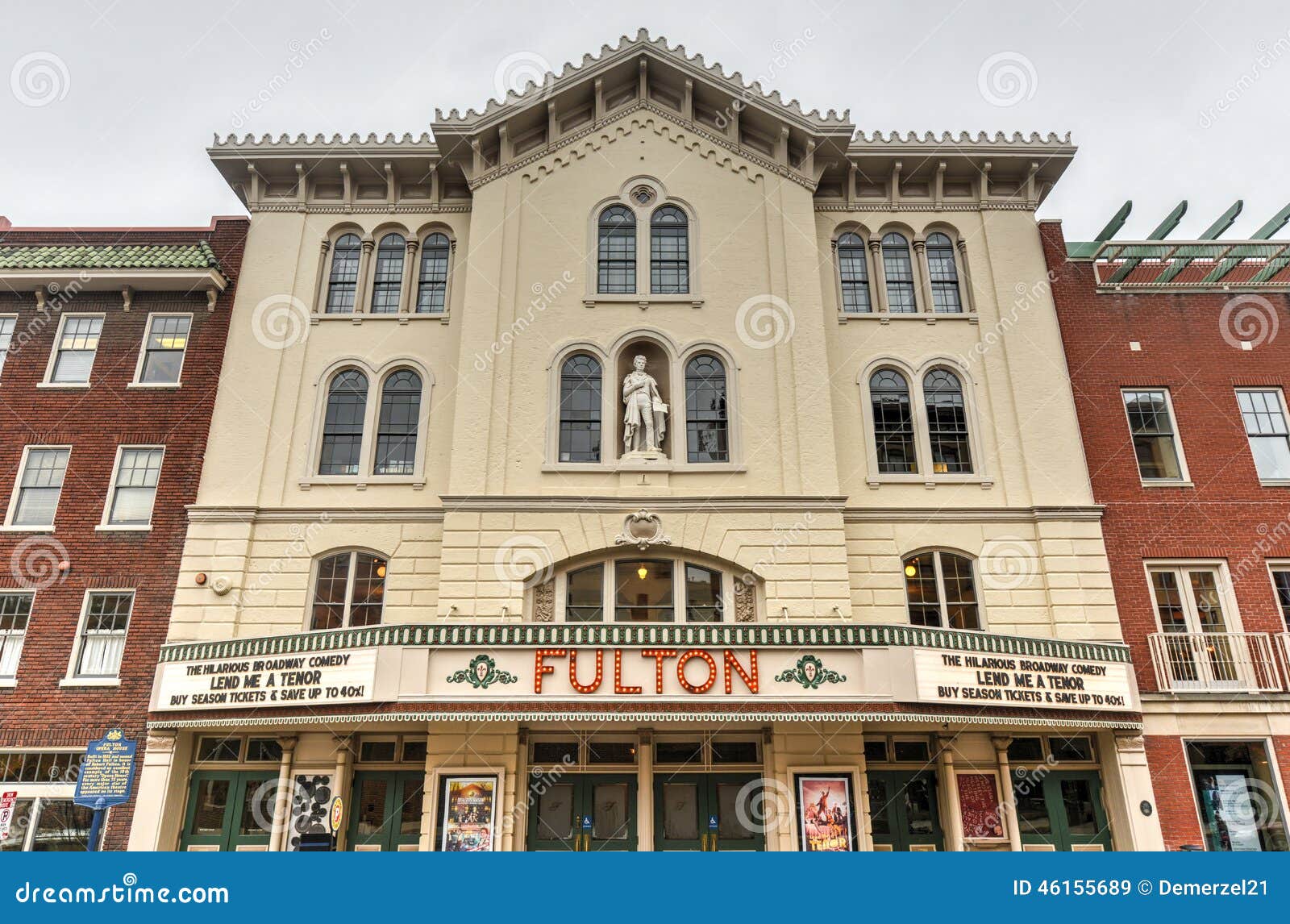 Fulton Opera House, Lancaster Pennsylvania Imagen de archivo editorial ...