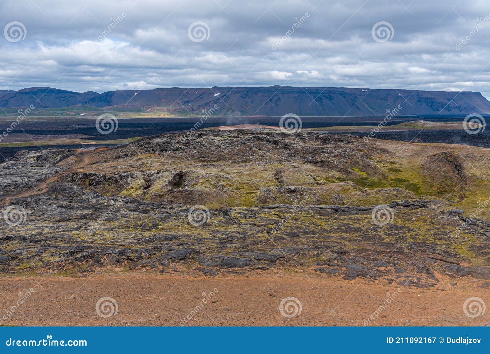 Fumarolas Y Piscinas De Lodo En El Hverir Islandia Imagen de archivo ...
