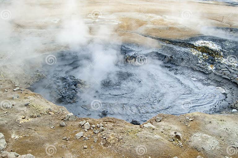 Fumarole field stock image. Image of footbridge, volcano - 17515573