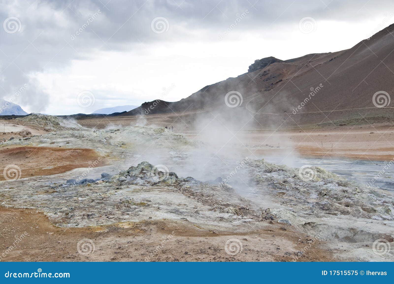 Fumarole field stock image. Image of spring, rock, stinking - 17515575