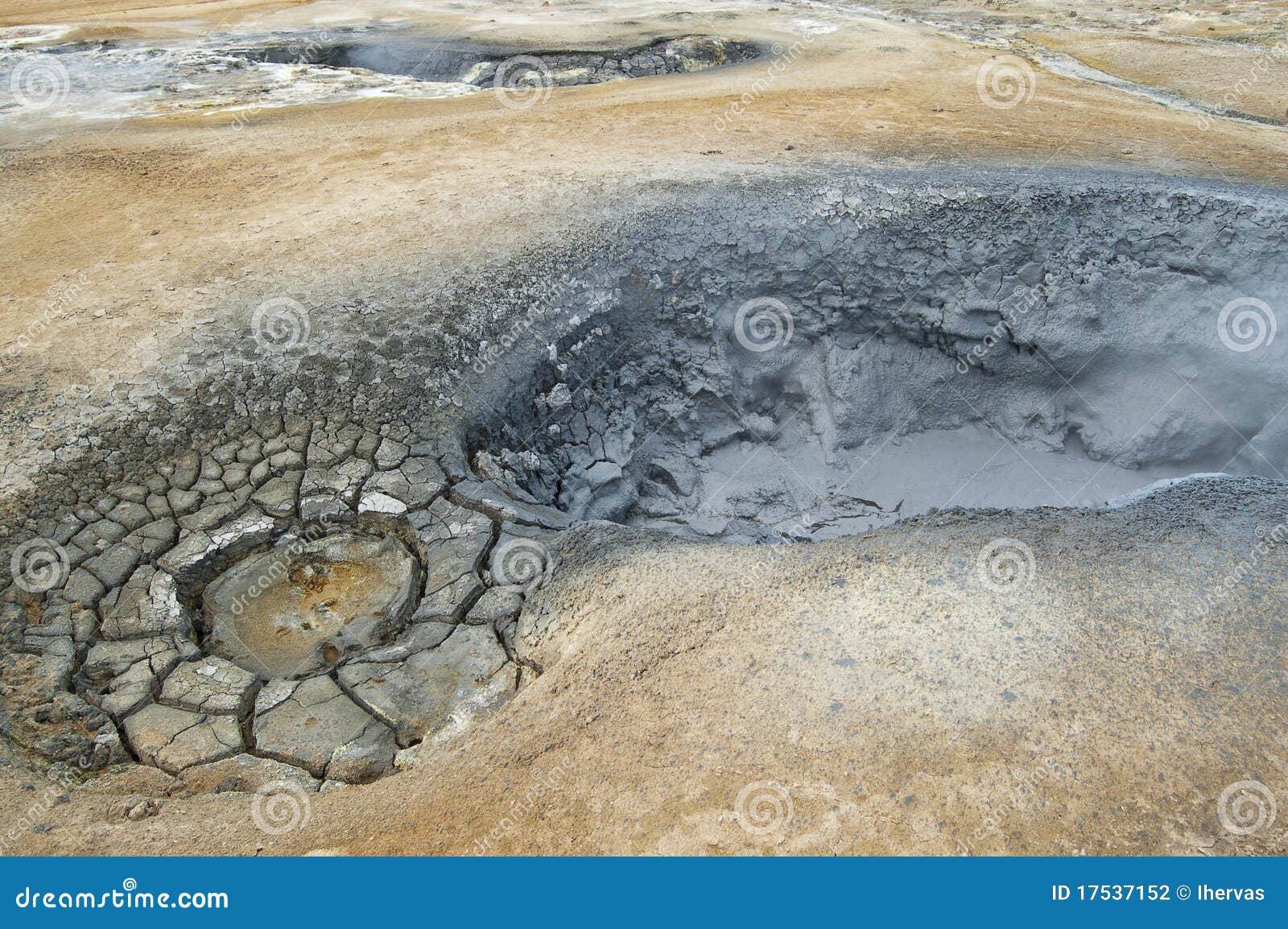 Fumarole field stock photo. Image of volcanic, stinking - 17537152
