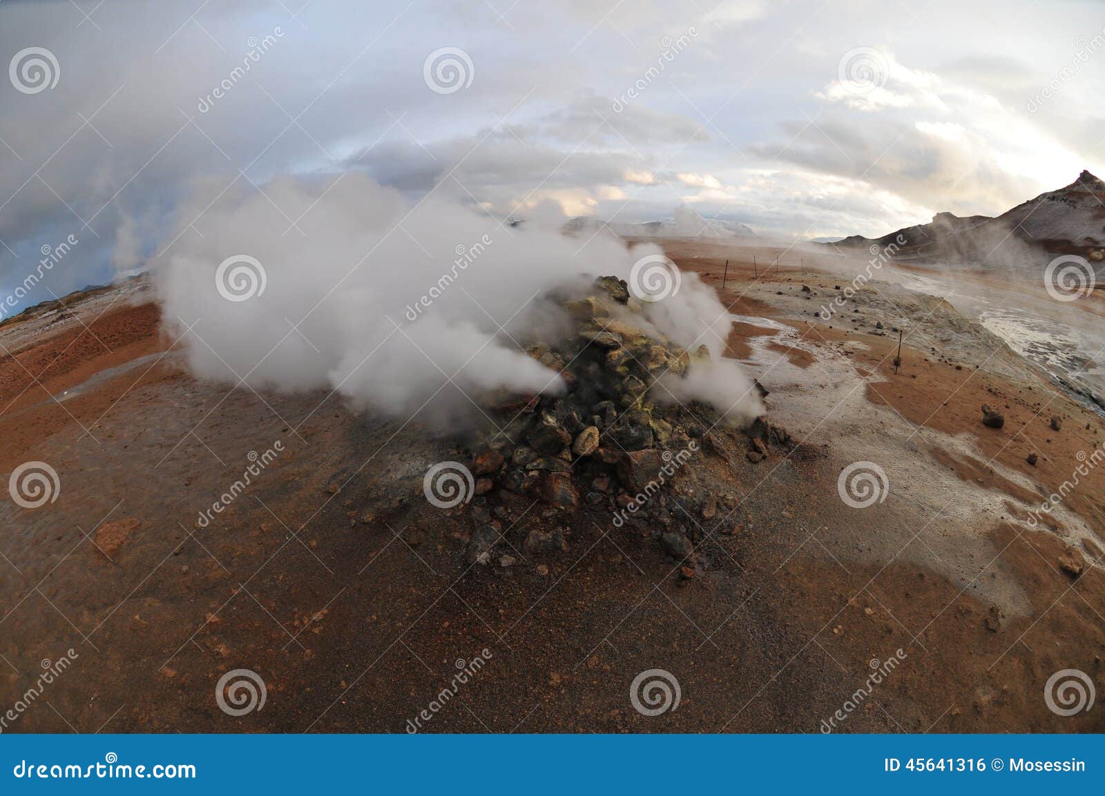 Fumarole stock photo. Image of magma, chloride, bubble - 45641316