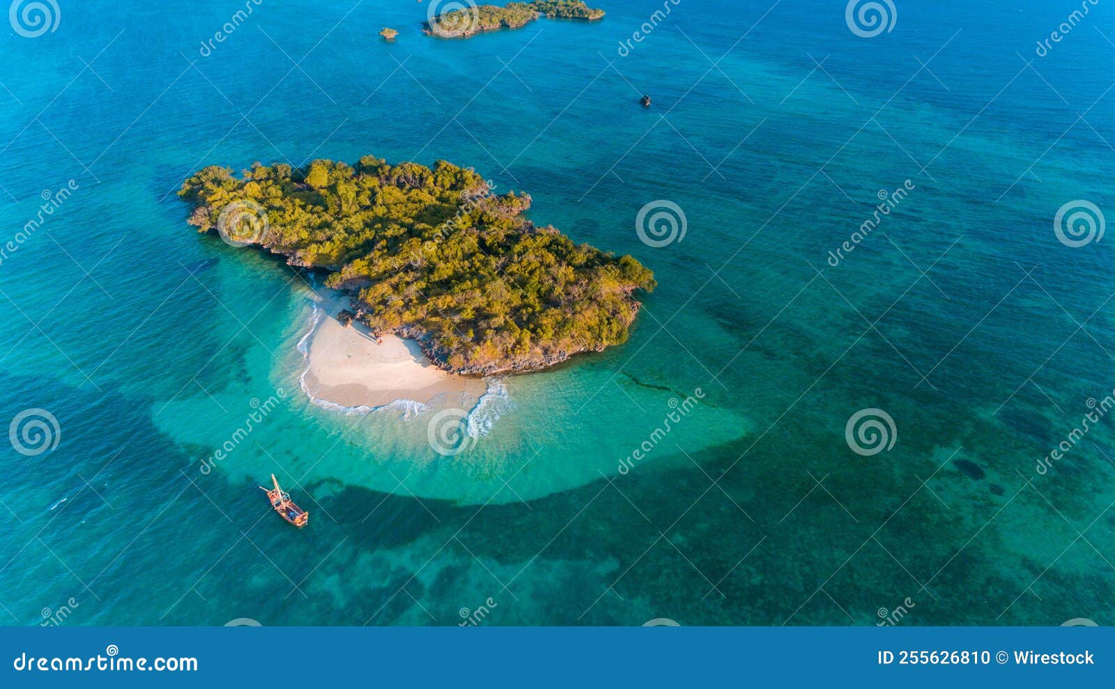 Fumba island, zanzibar stock photo. Image of vegetation - 255626810