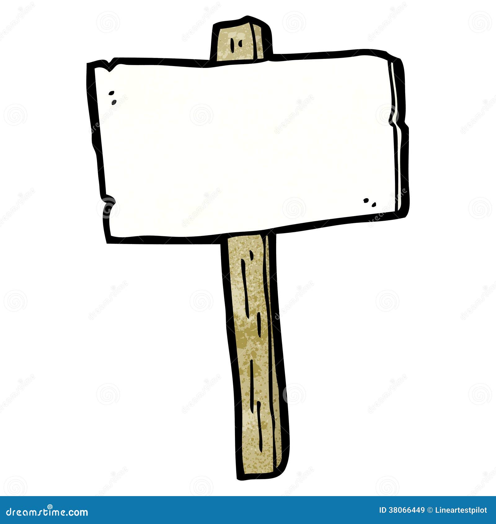 Fumetto in Bianco Del Cartello Illustrazione Vettoriale - Illustrazione ...