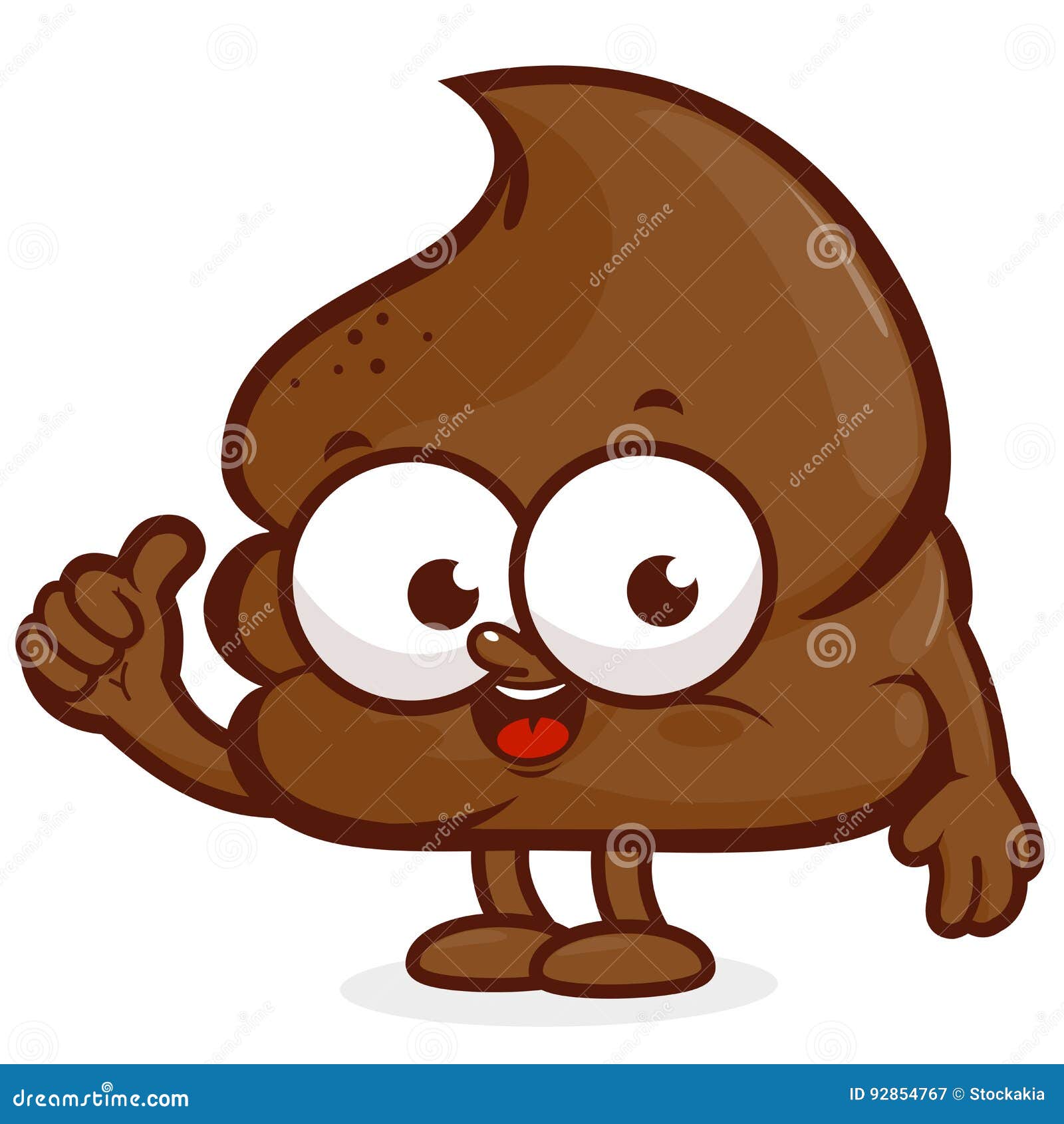 Fumetto della merda illustrazione vettoriale. Illustrazione di cane ...