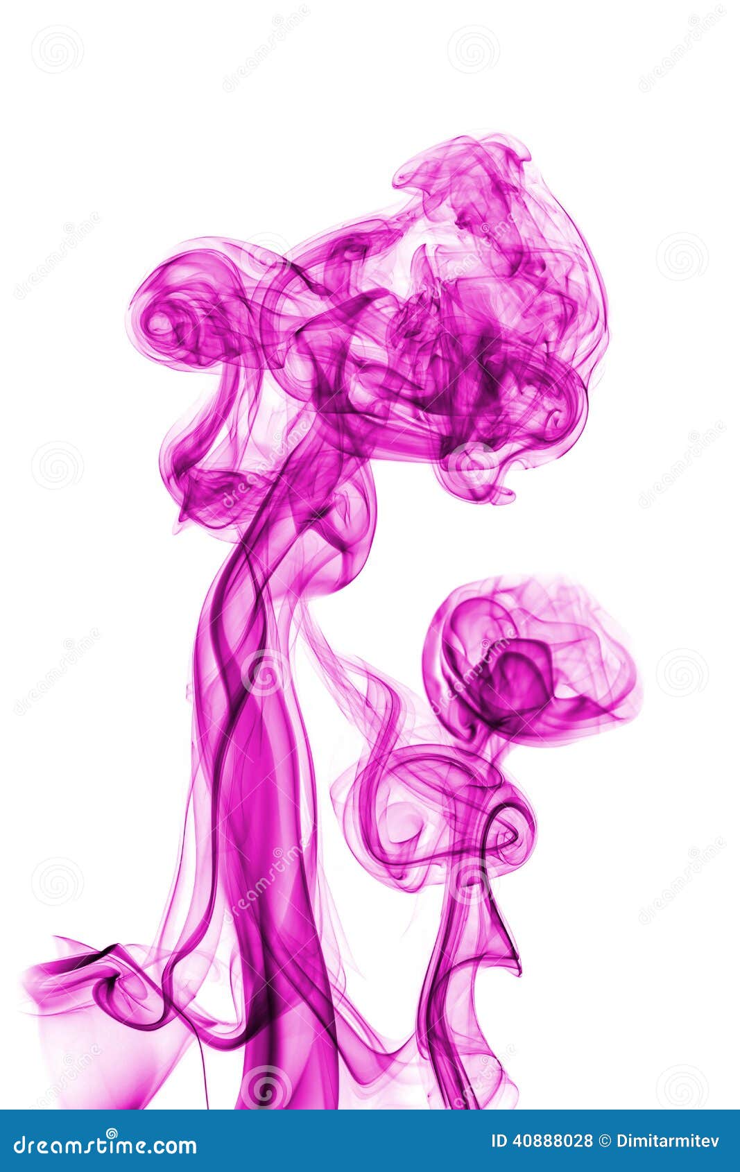 Fumo abstrato cor-de-rosa foto de stock. Imagem de curva - 40888028