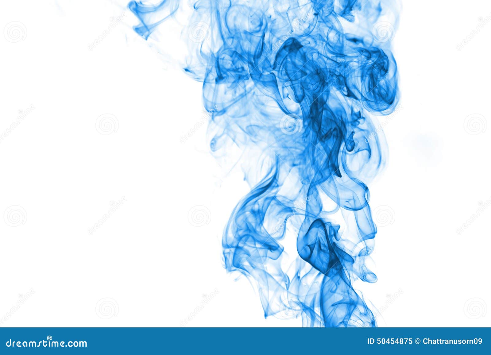 Fumo Blu-chiaro Su Fondo Bianco Immagine Stock - Immagine di fragile ...