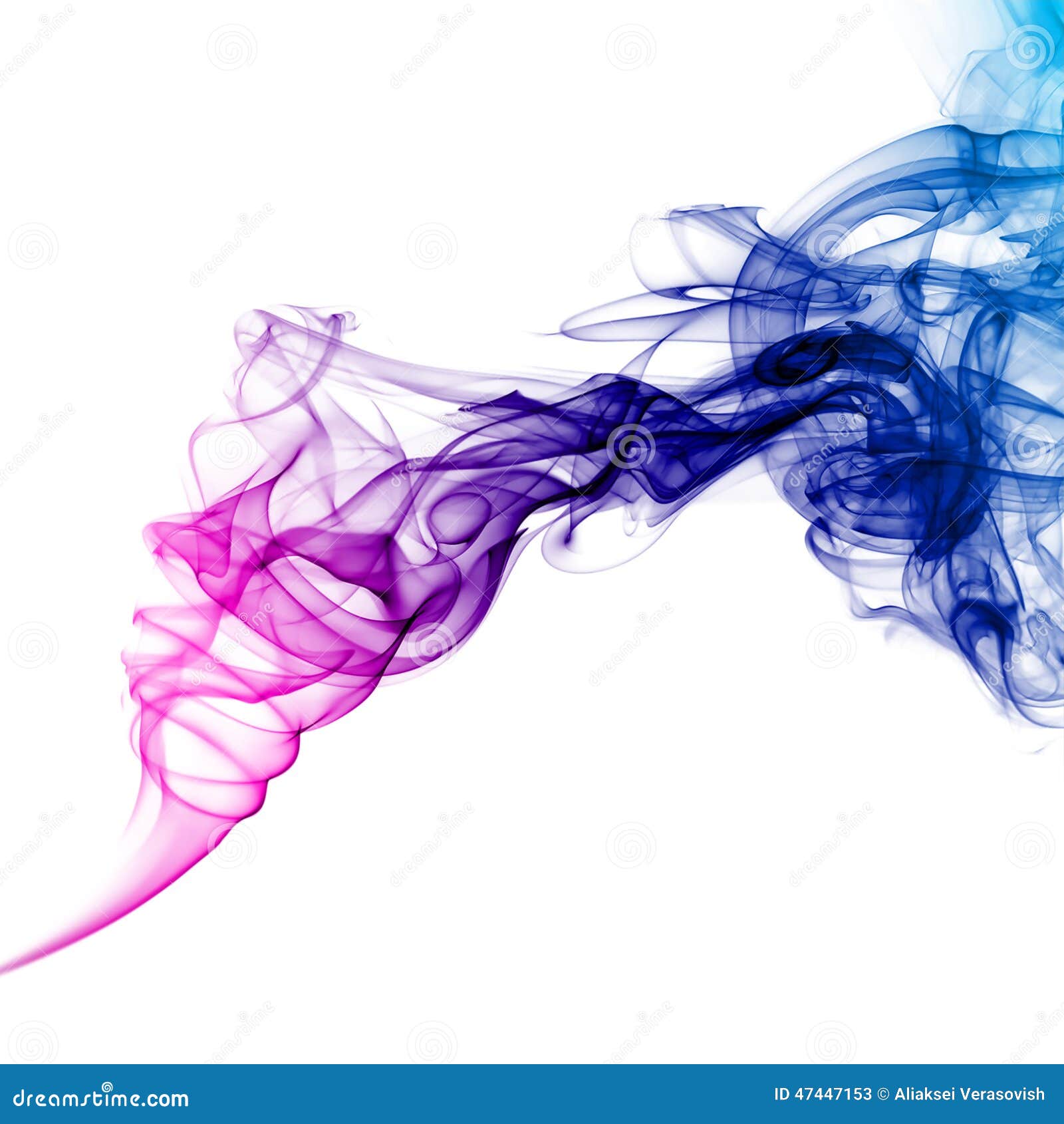 Fumo Blu E Porpora Variopinto Immagine Stock - Immagine di estratto ...