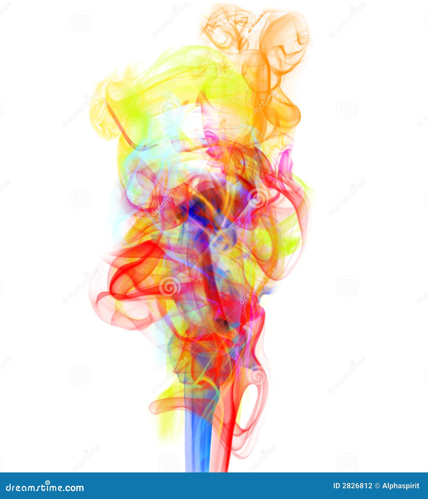 Fumo colorato fotografia stock. Immagine di curva, effetto - 2826812