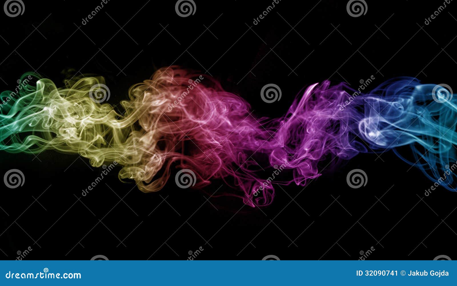 Fumo colorato immagine stock. Immagine di ghiaccio, luce - 32090741