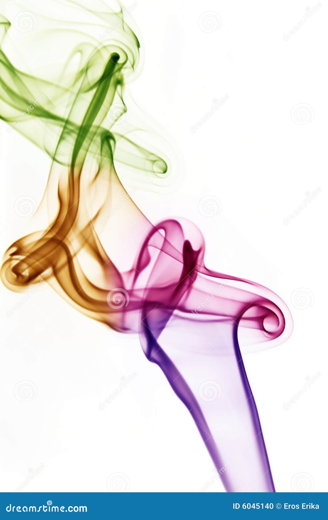 Fumo colorato fotografia stock. Immagine di estratto, aroma - 6045140