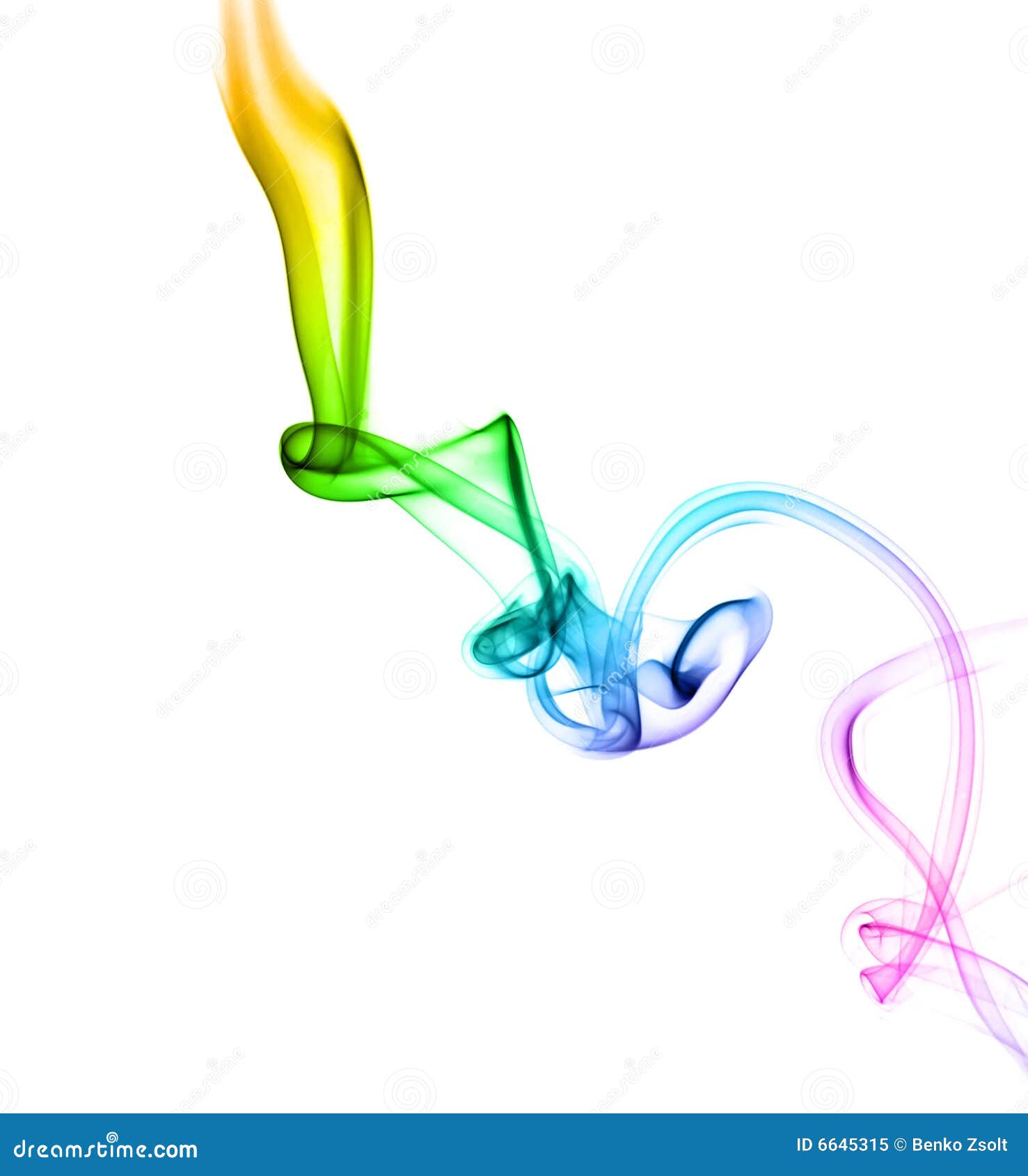 Fumo colorato di Astract immagine stock. Immagine di figura - 6645315