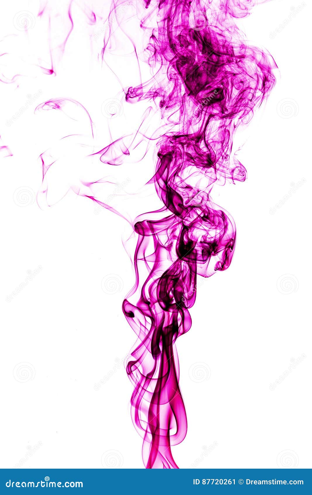 Fumo Cor-de-rosa No Fundo Branco Arte Abstrata Imagem de Stock - Imagem ...