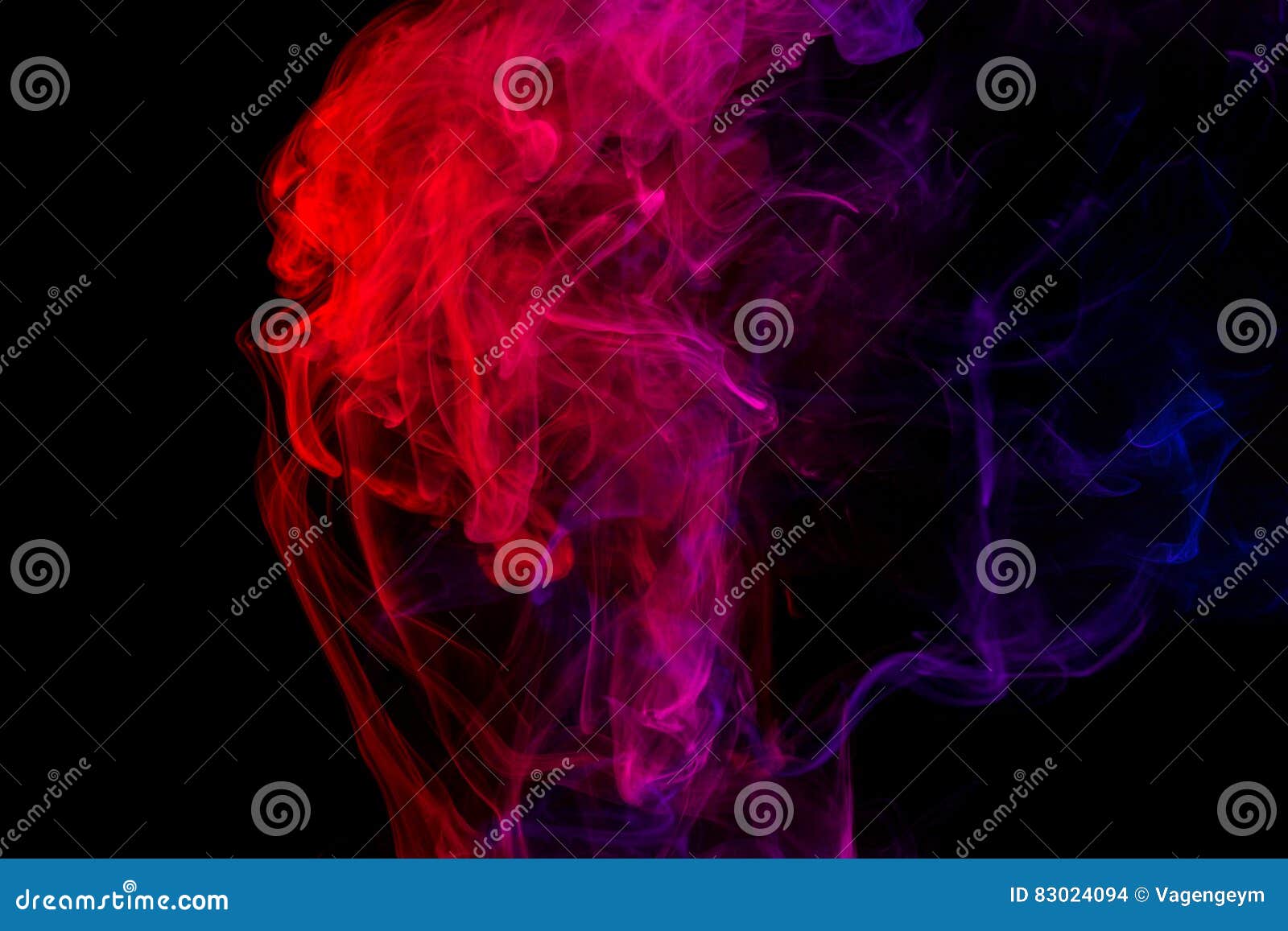 Fumo Cor-de-rosa Roxo Abstrato Weipa Foto de Stock - Imagem de curva ...