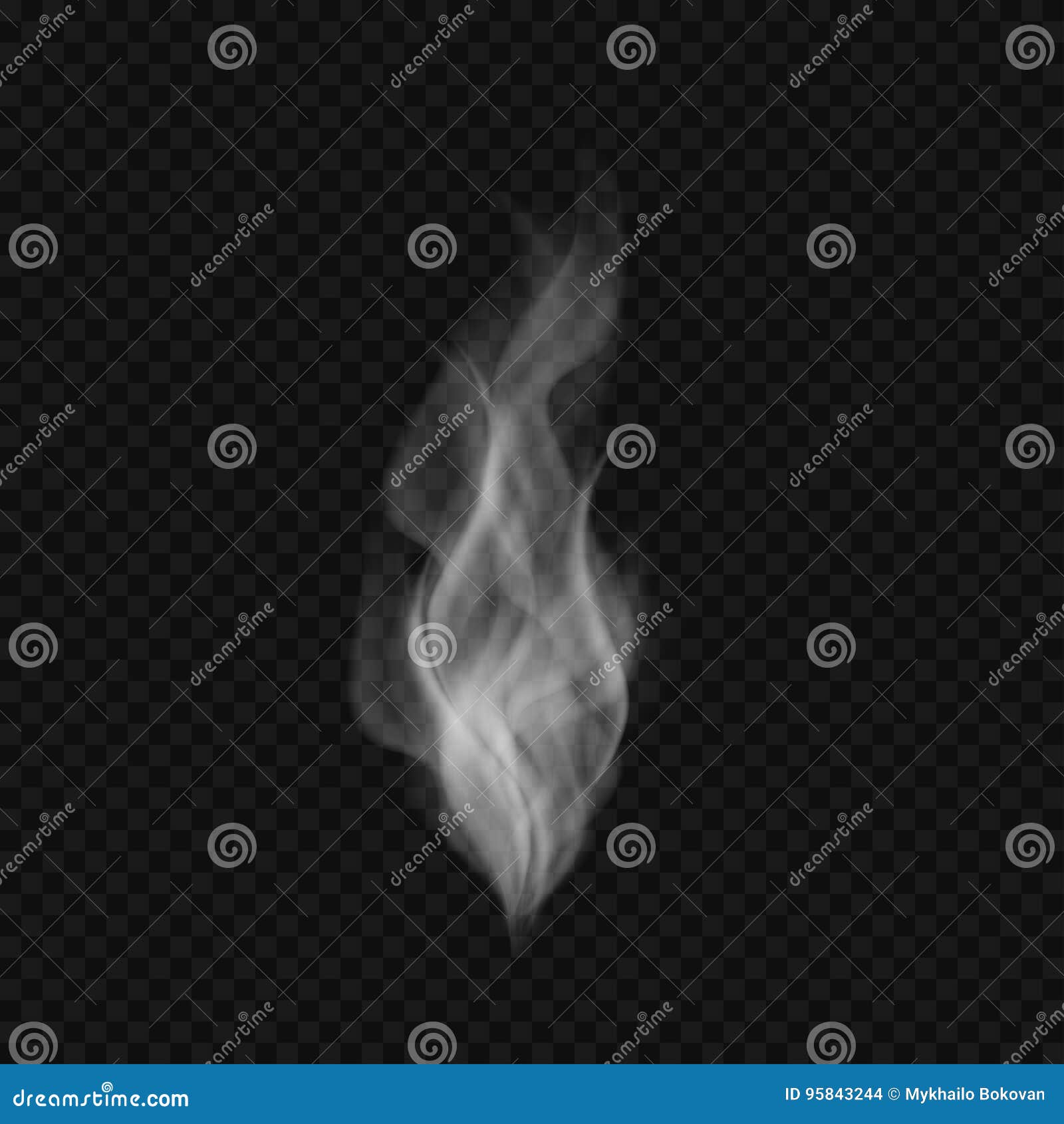 Fumo transparente abstrato ilustração do vetor. Ilustração de cheiro ...