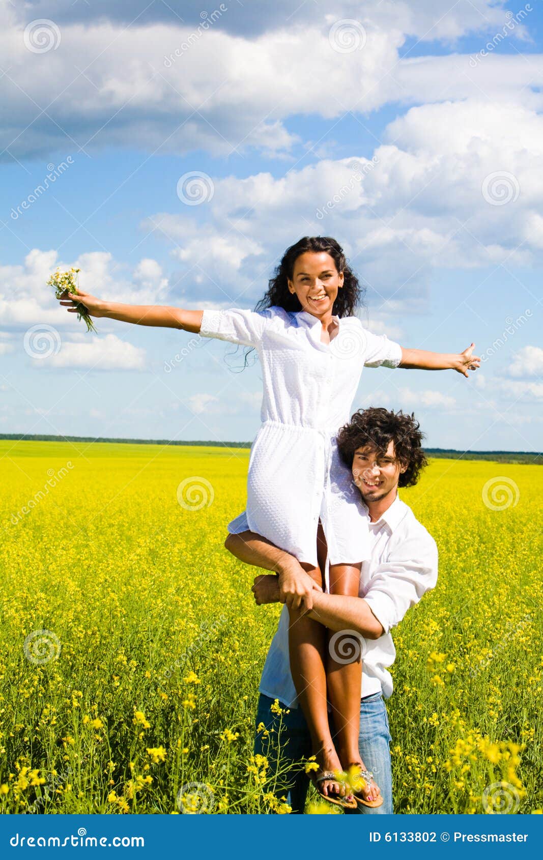 Fun stock photo. Image of happiness, enjoy, flower, feeling - 6133802
