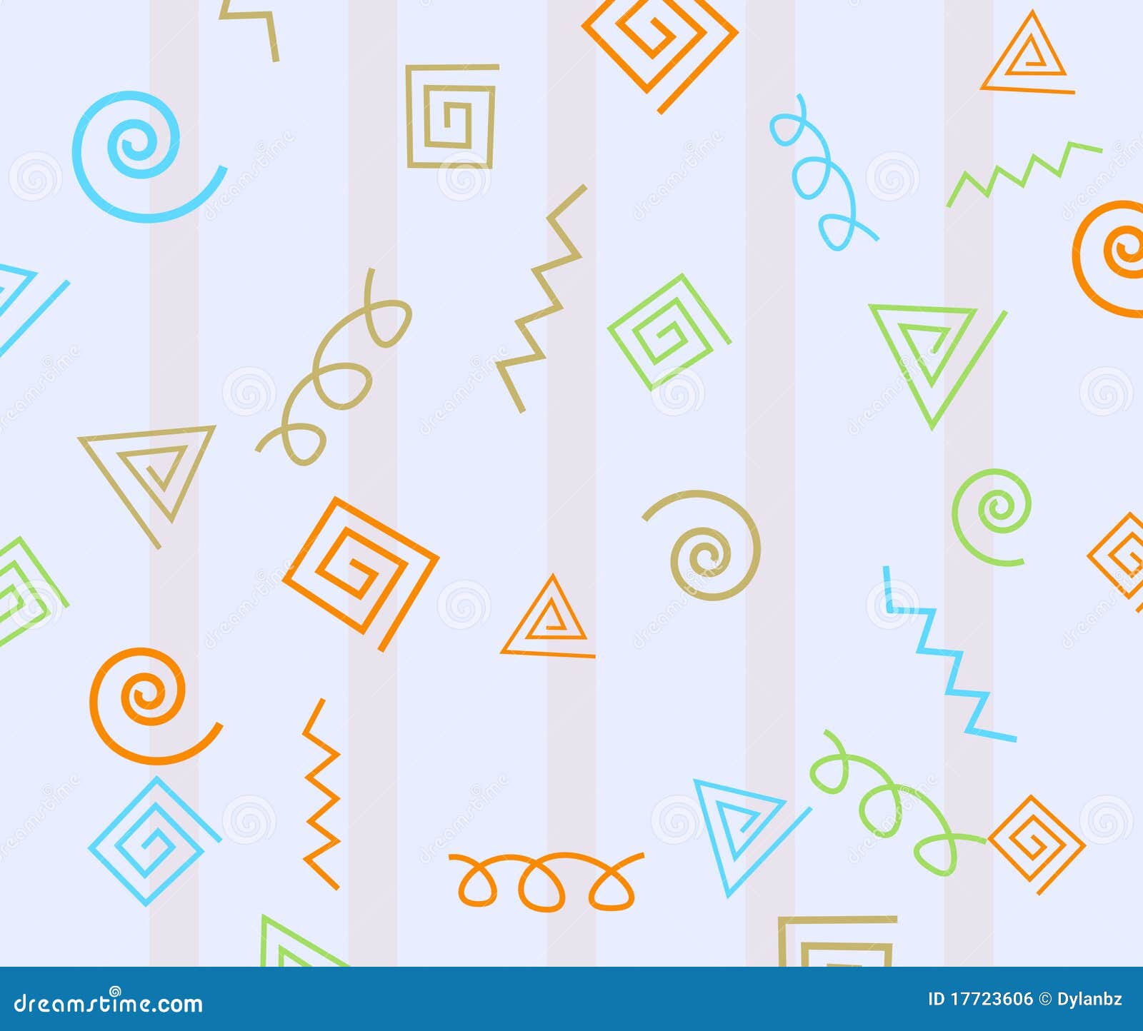 Fun abstract background stock vector. Illustration of elements - 17723606
