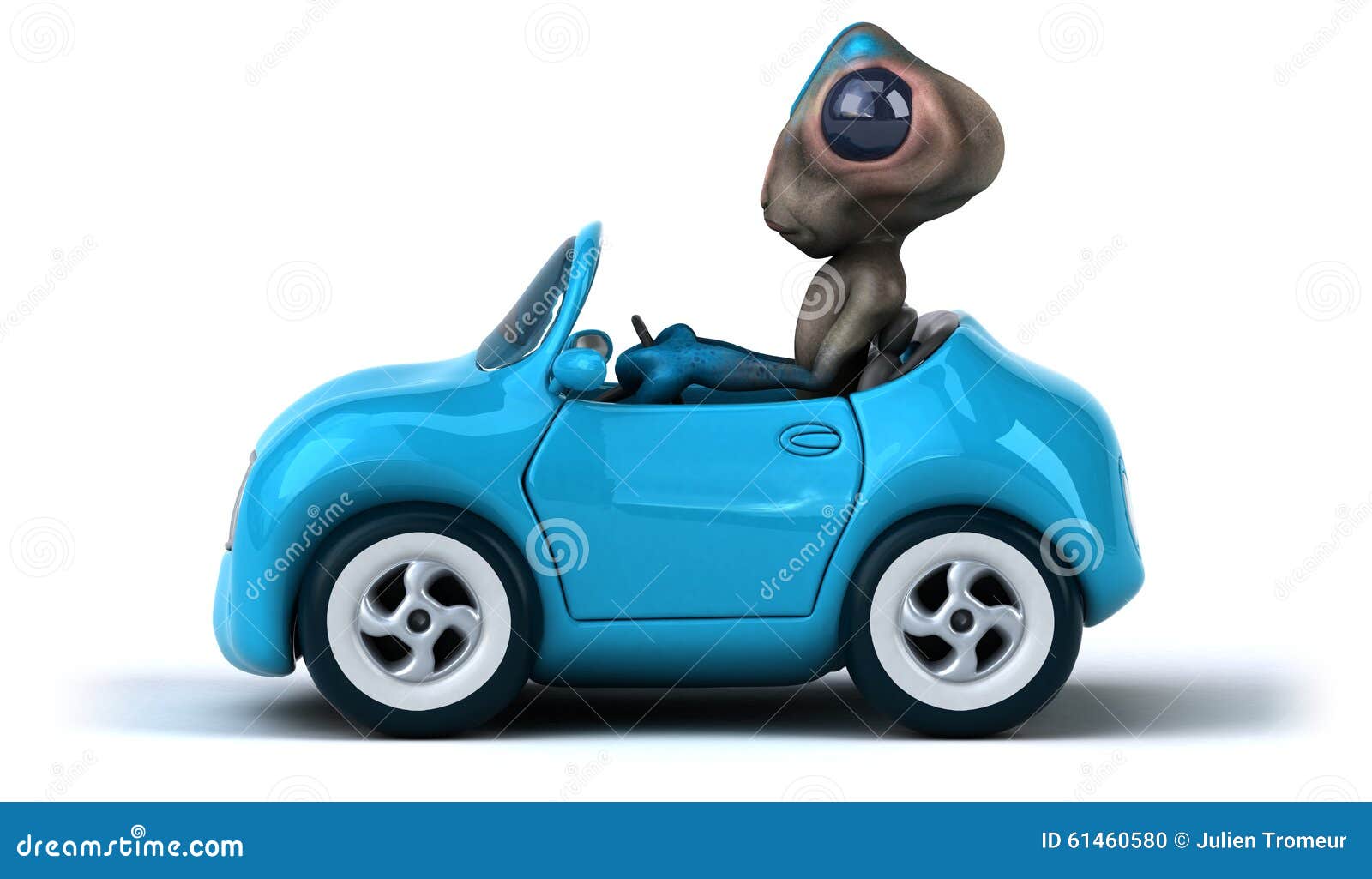 Fun alien stock illustration. Illustration of space, martian - 61460580