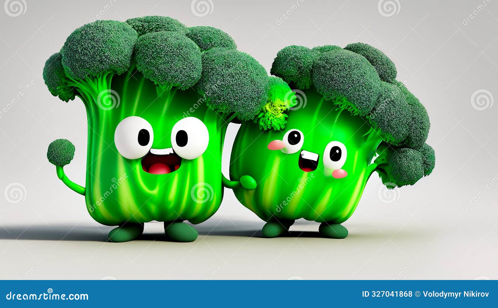 Cartoon Broccoli And Tomatoes: A Pixar-style Tale Of Animated ...