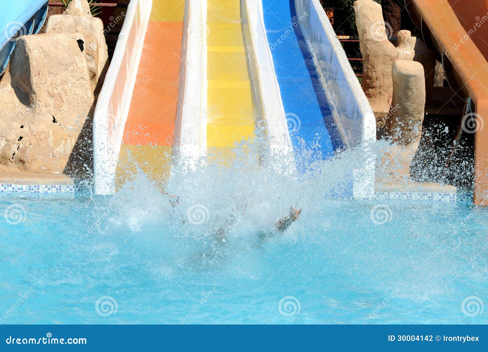 Fun in aqua park stock photo. Image of extreme, park - 30004142