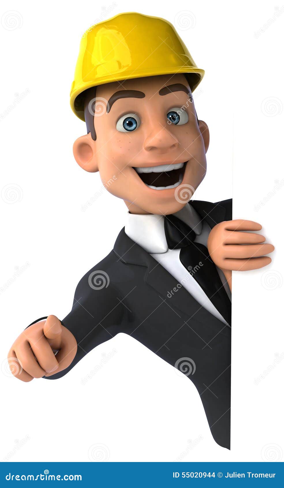 Fun architect stock illustration. Illustration of architect - 55020944
