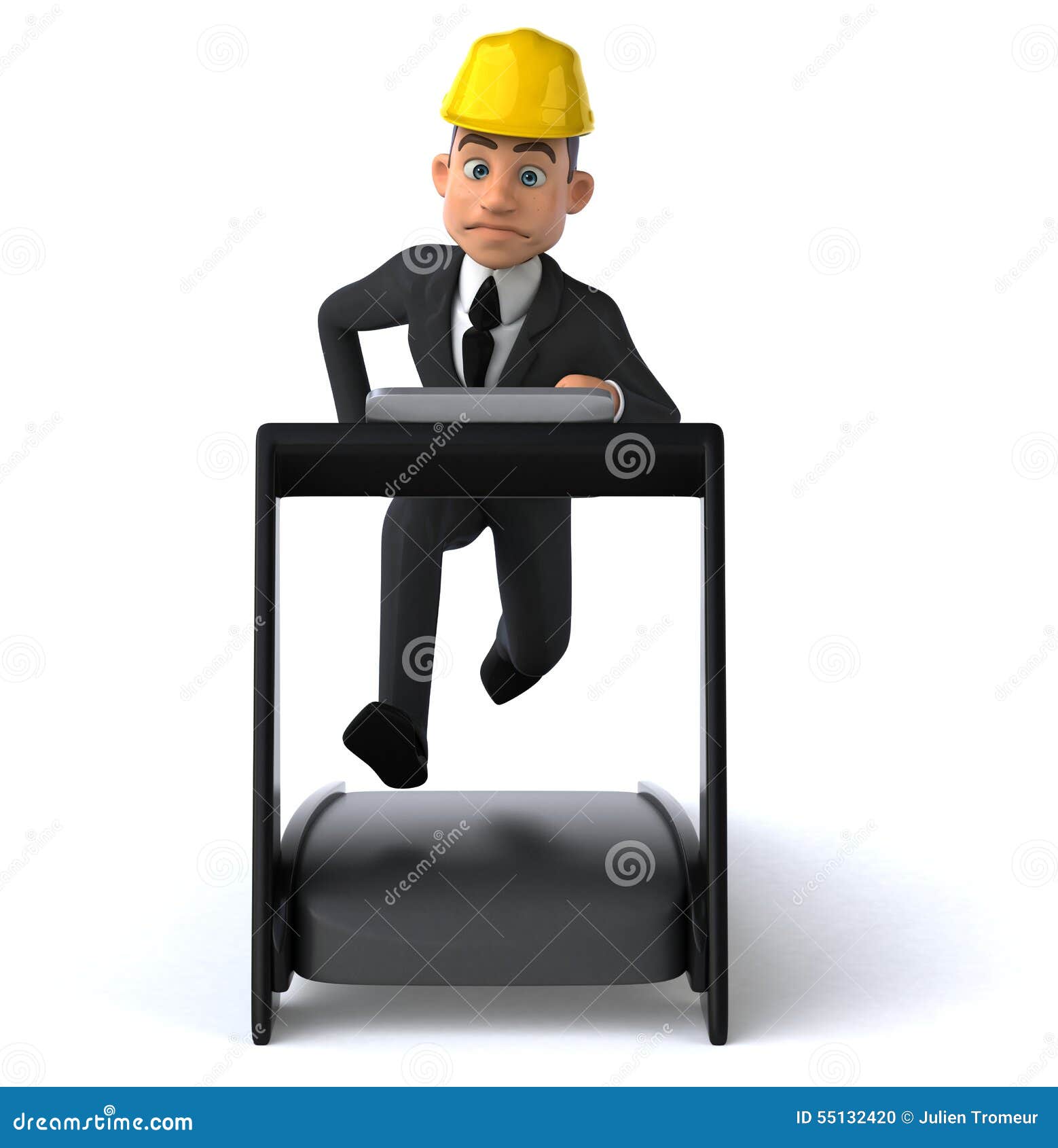 Fun architect stock illustration. Illustration of isolated - 55132420