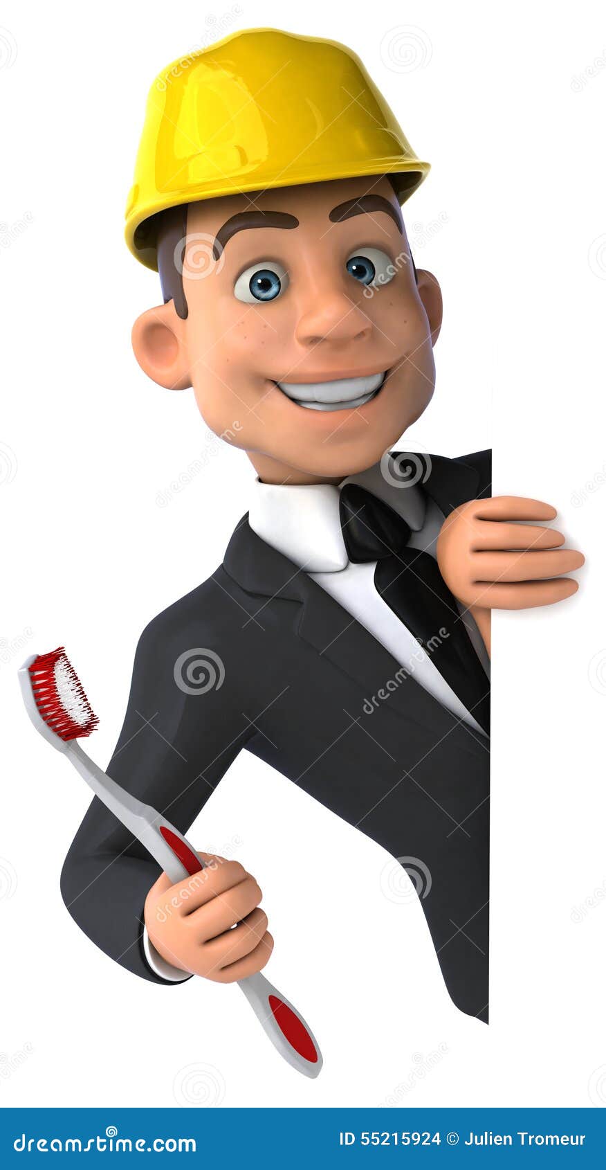 Fun architect stock illustration. Illustration of carpenters - 55215924