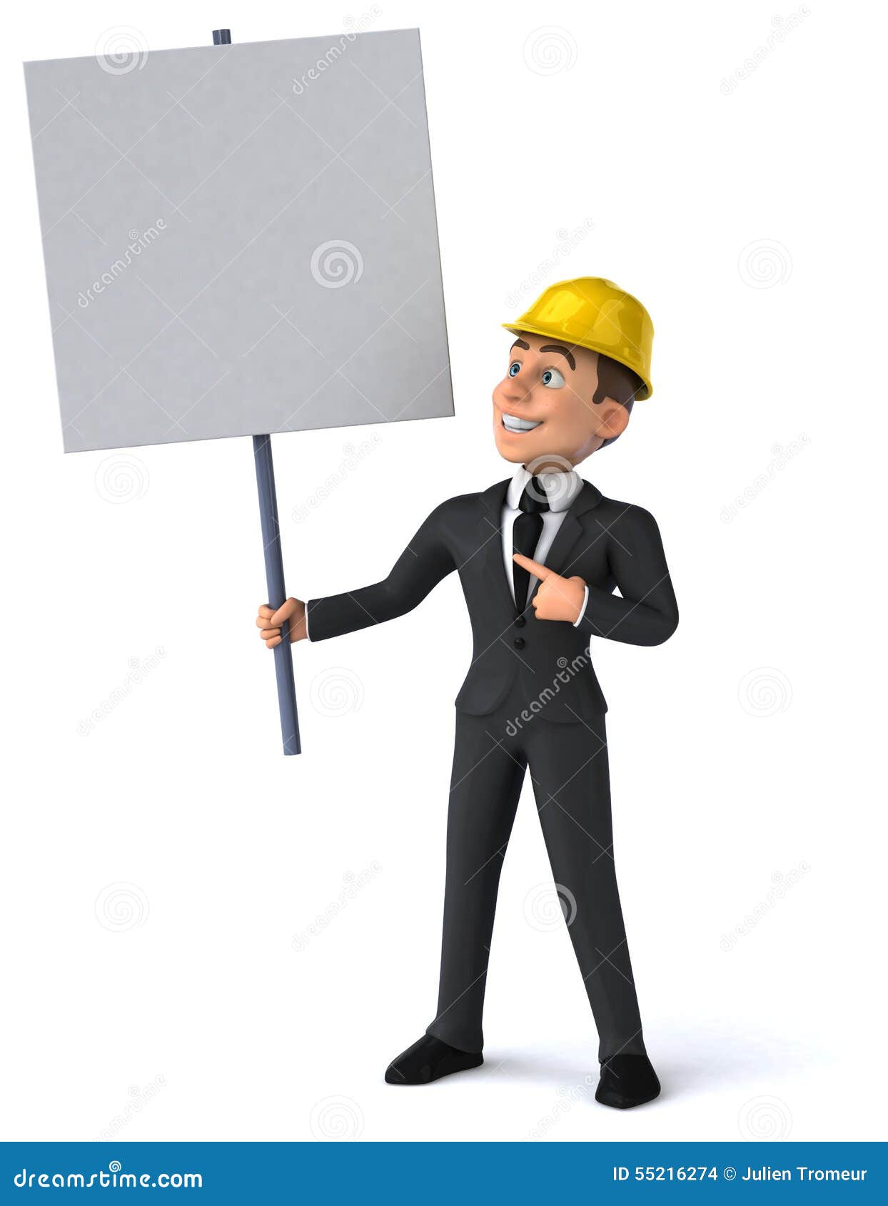 Fun architect stock illustration. Illustration of engineer - 55216274