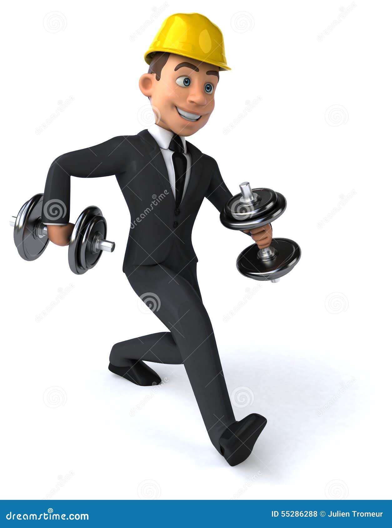 Fun architect stock illustration. Illustration of architect - 55286288