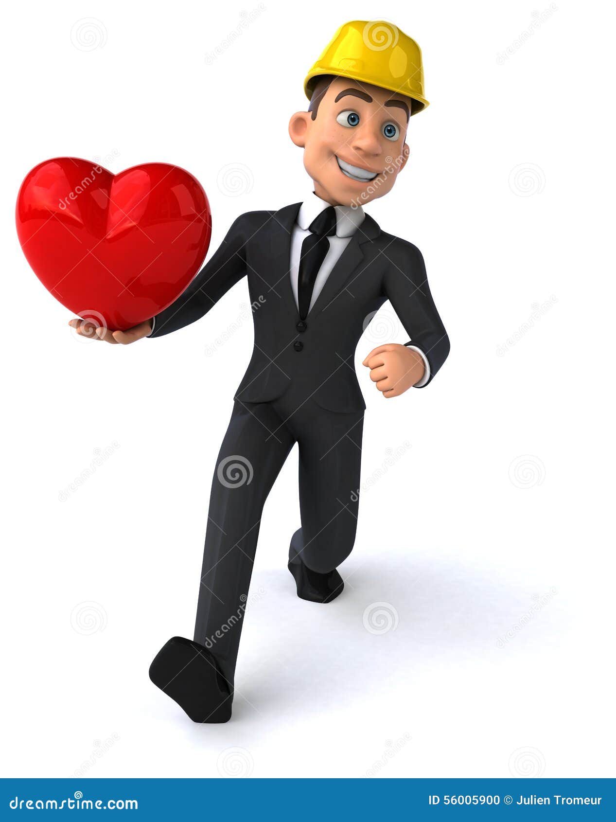 Fun architect stock illustration. Illustration of housing - 56005900