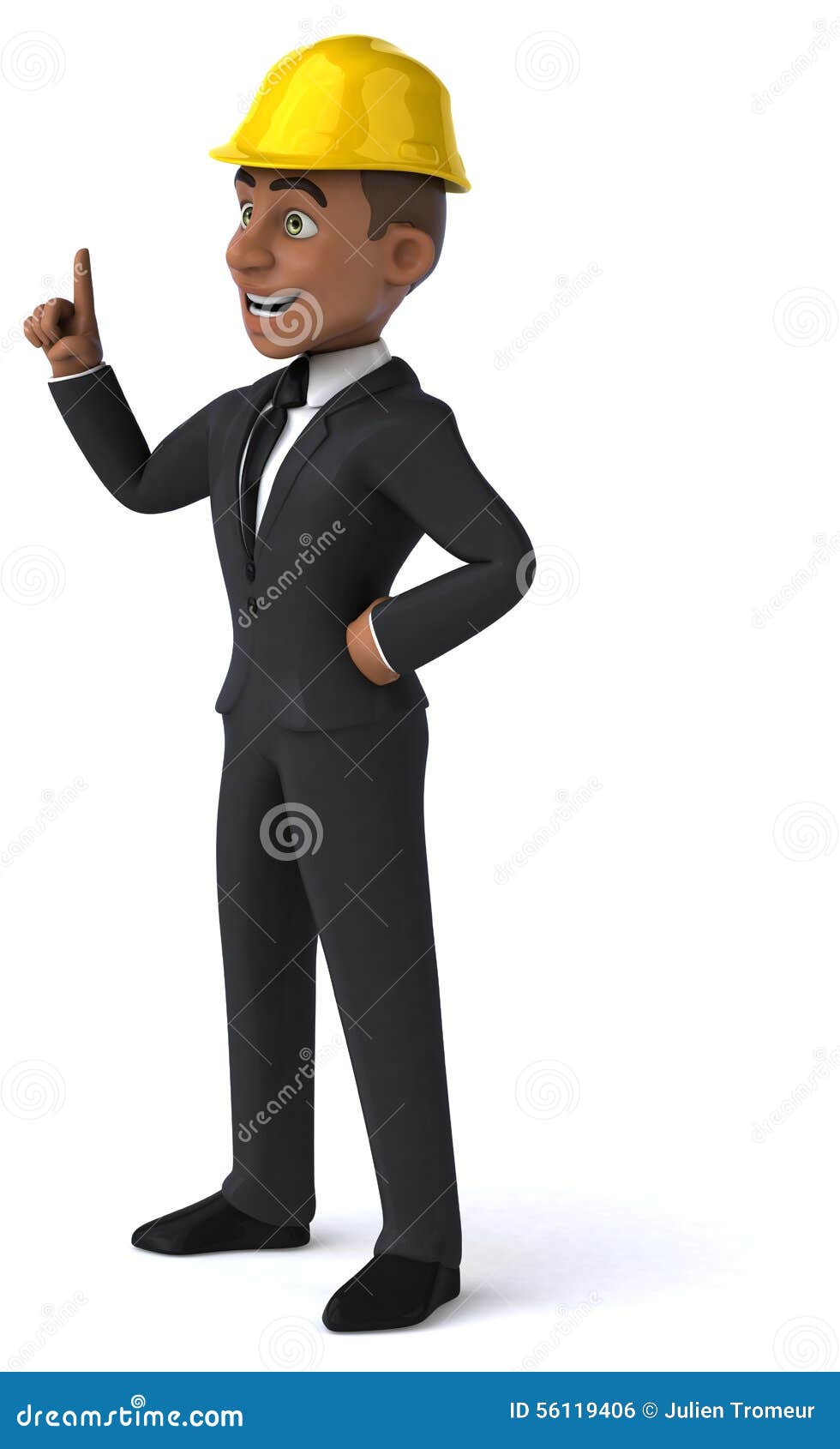 Fun architect stock illustration. Illustration of engineer - 56119406