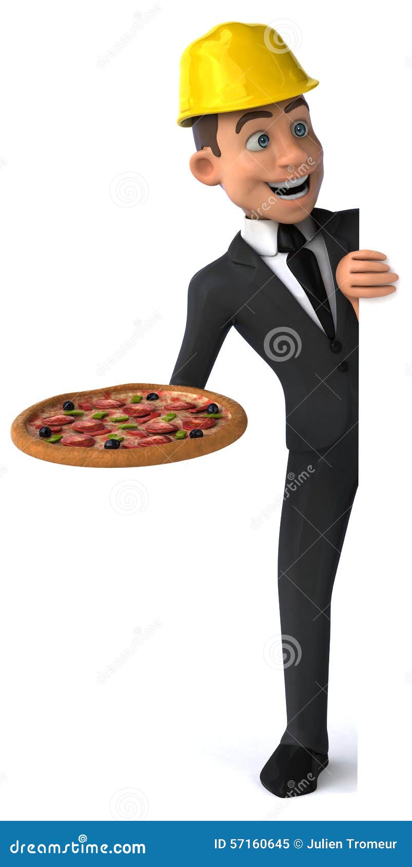 Fun architect stock illustration. Illustration of planning - 57160645