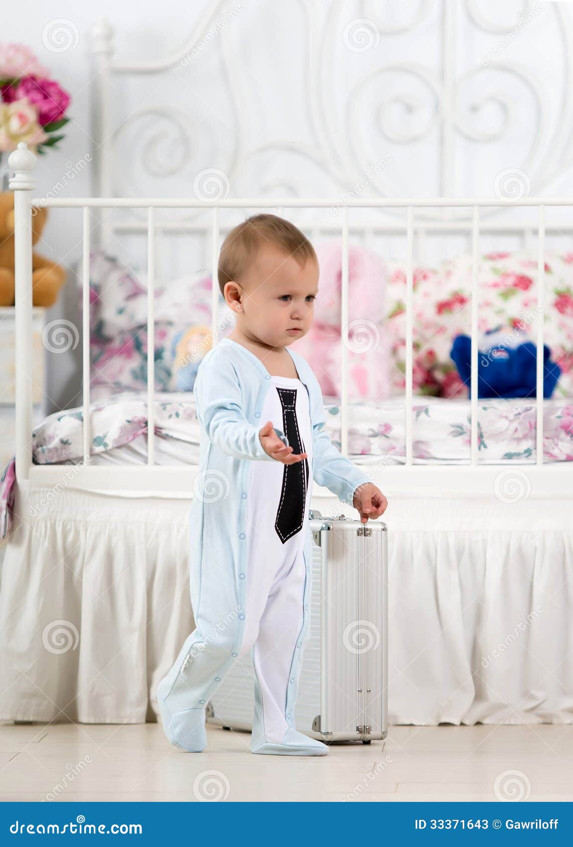 Fun baby stock image. Image of beautiful, interior, enjoyment - 33371643