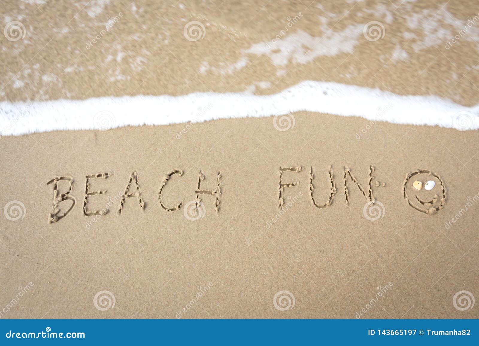 Fun at the Beach stock image. Image of backdrop, enjoying - 143665197