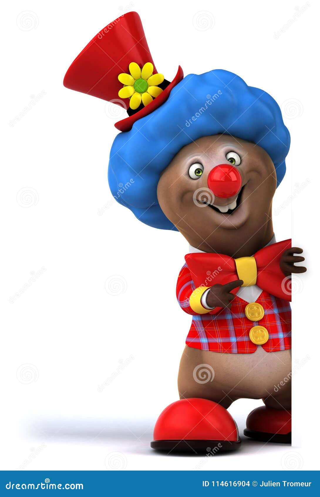 Fun bear stock illustration. Illustration of happy, carnival - 114616904