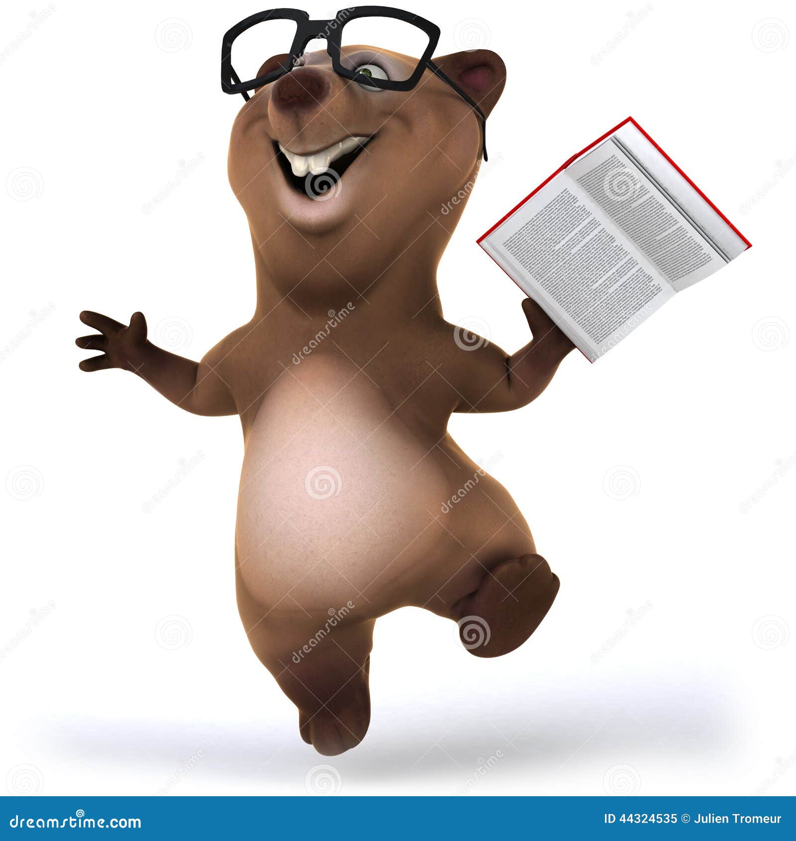 Fun bear stock illustration. Illustration of animal, mammal - 44324535