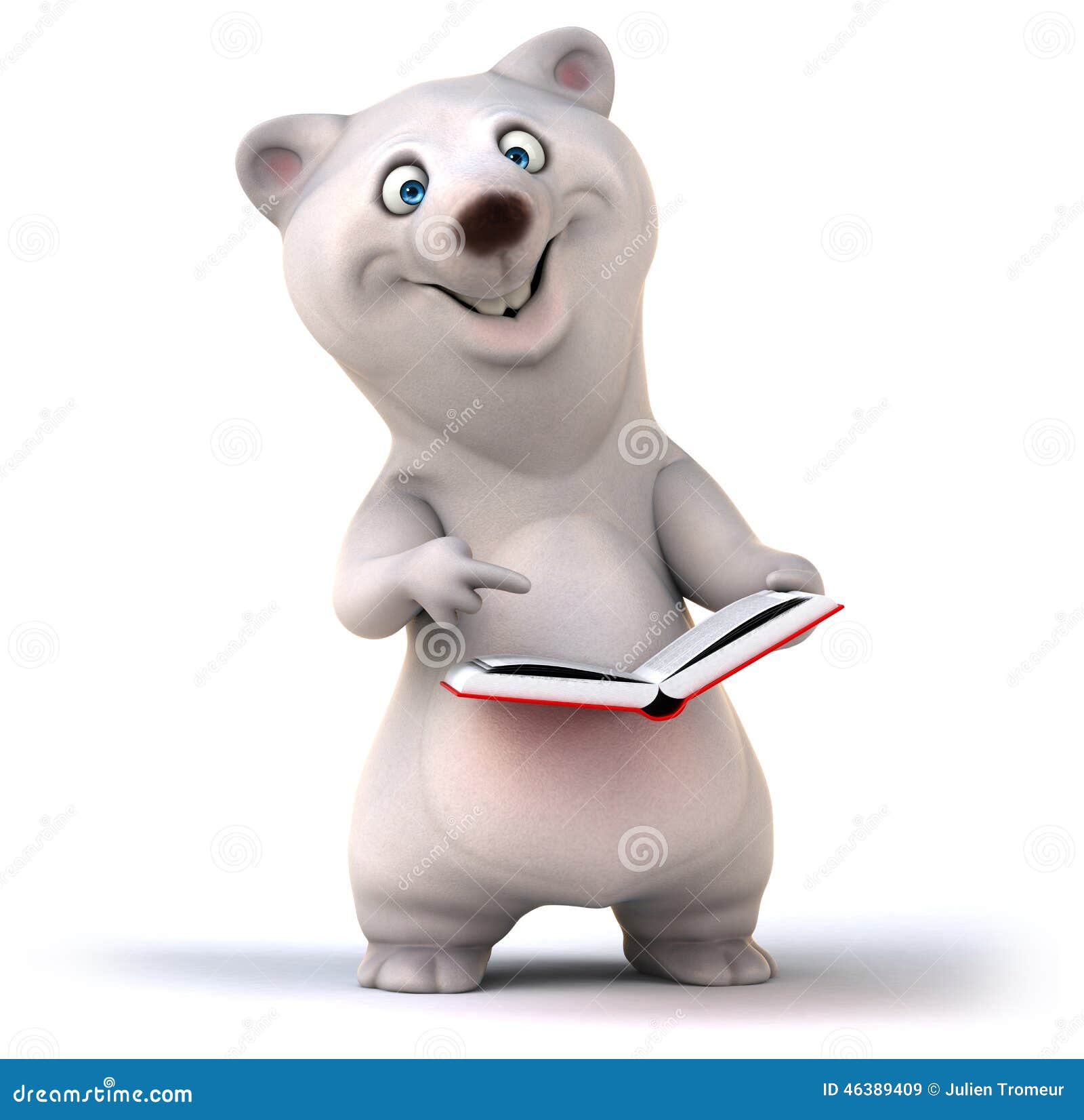 Fun bear stock illustration. Illustration of character - 46389409