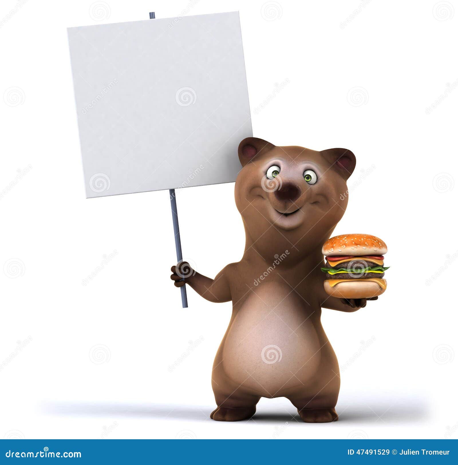 Fun bear stock illustration. Illustration of wildlife - 47491529