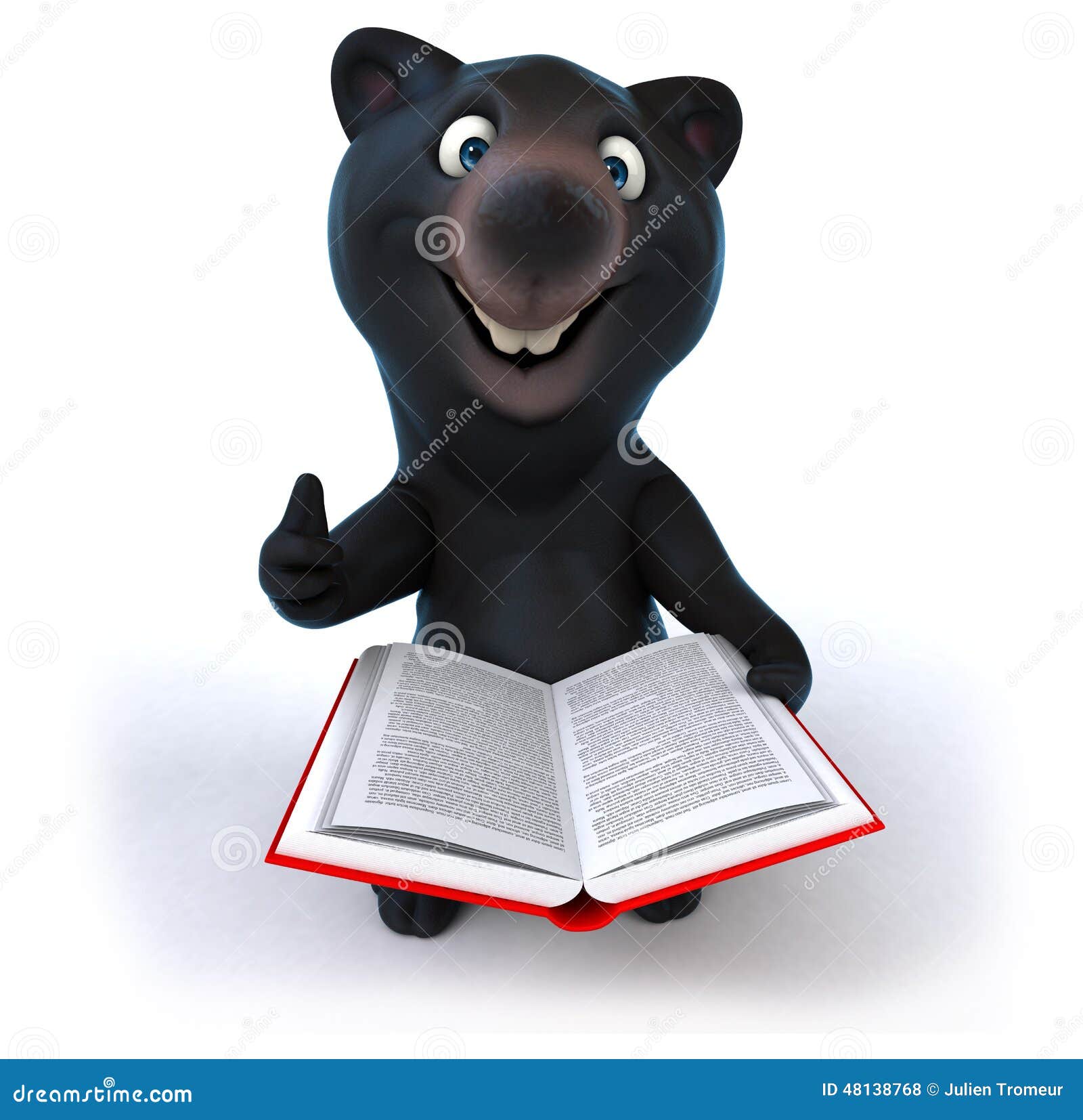 Fun bear stock illustration. Illustration of cartoon - 48138768