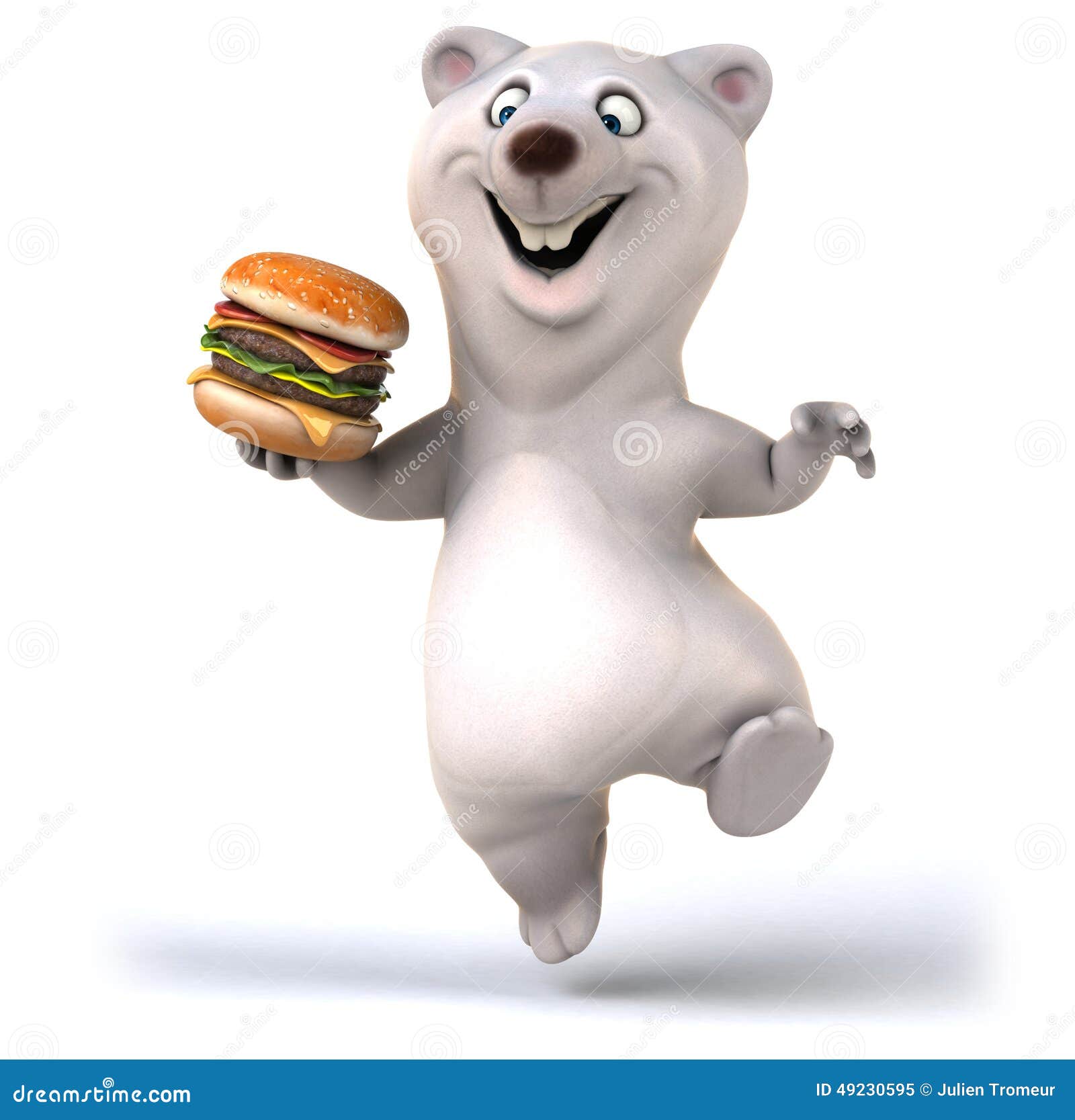 Fun bear stock illustration. Illustration of character - 49230595