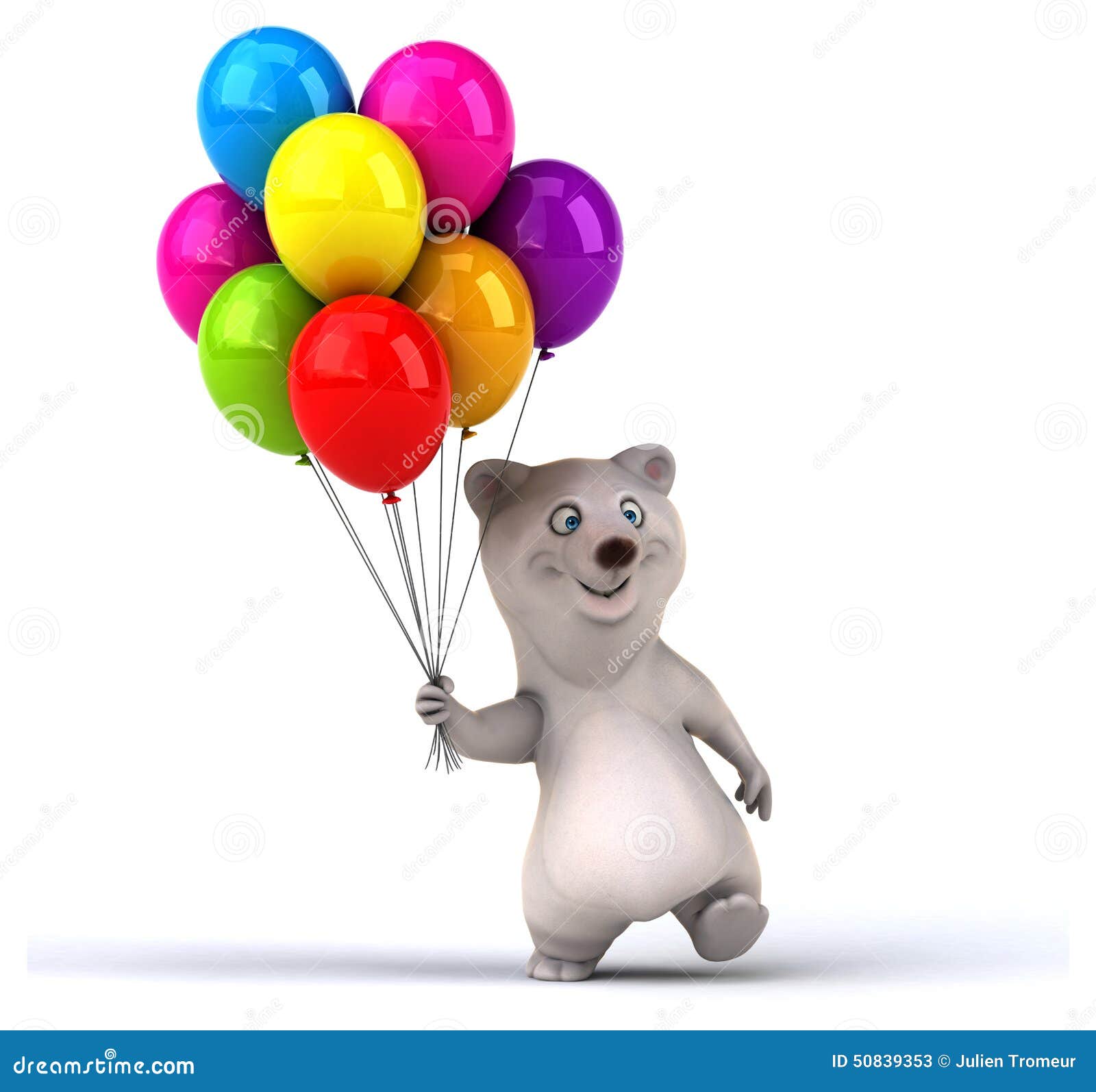 Fun bear stock illustration. Illustration of white, animal - 50839353