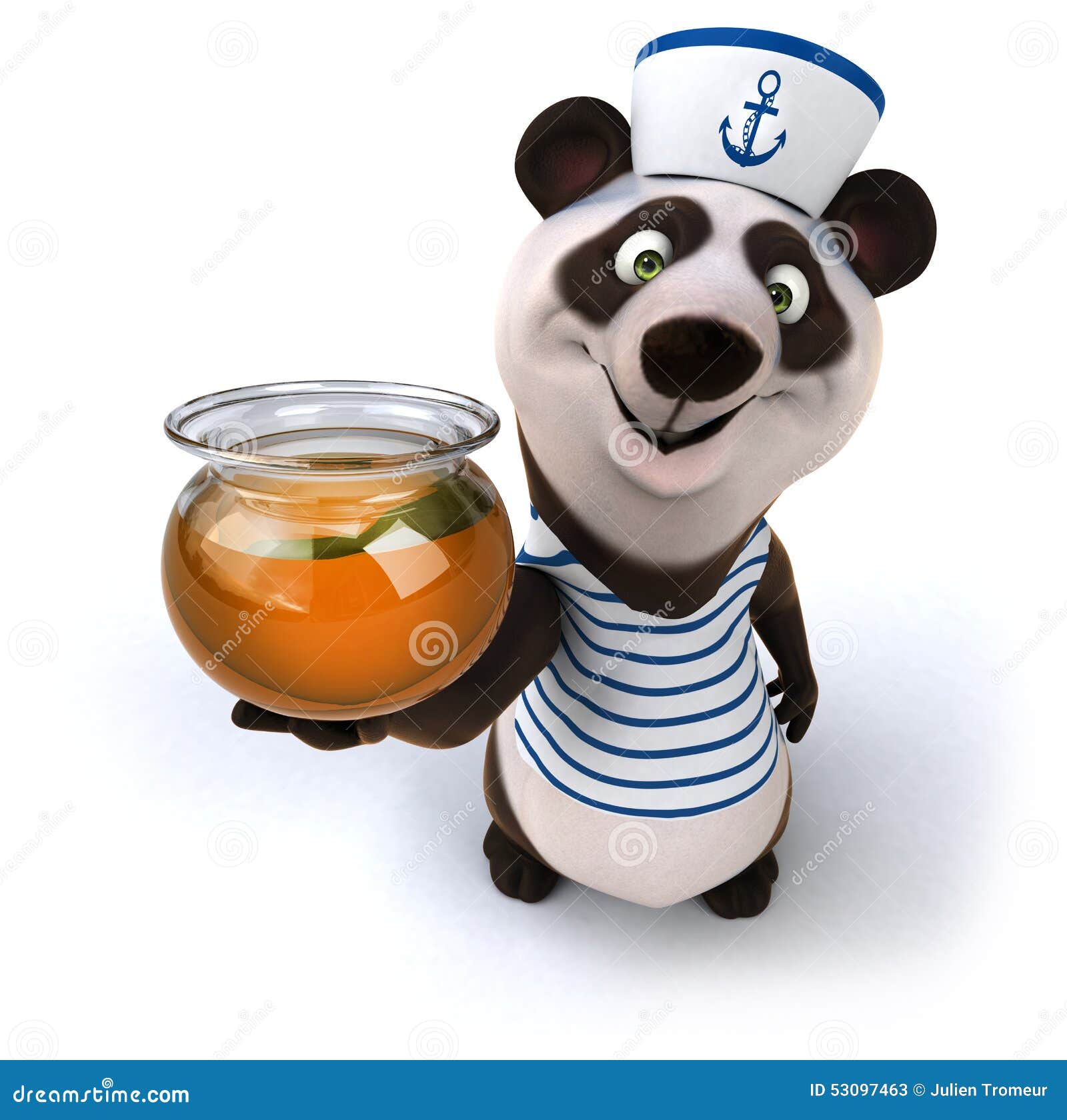 Fun bear stock illustration. Illustration of isolated - 53097463