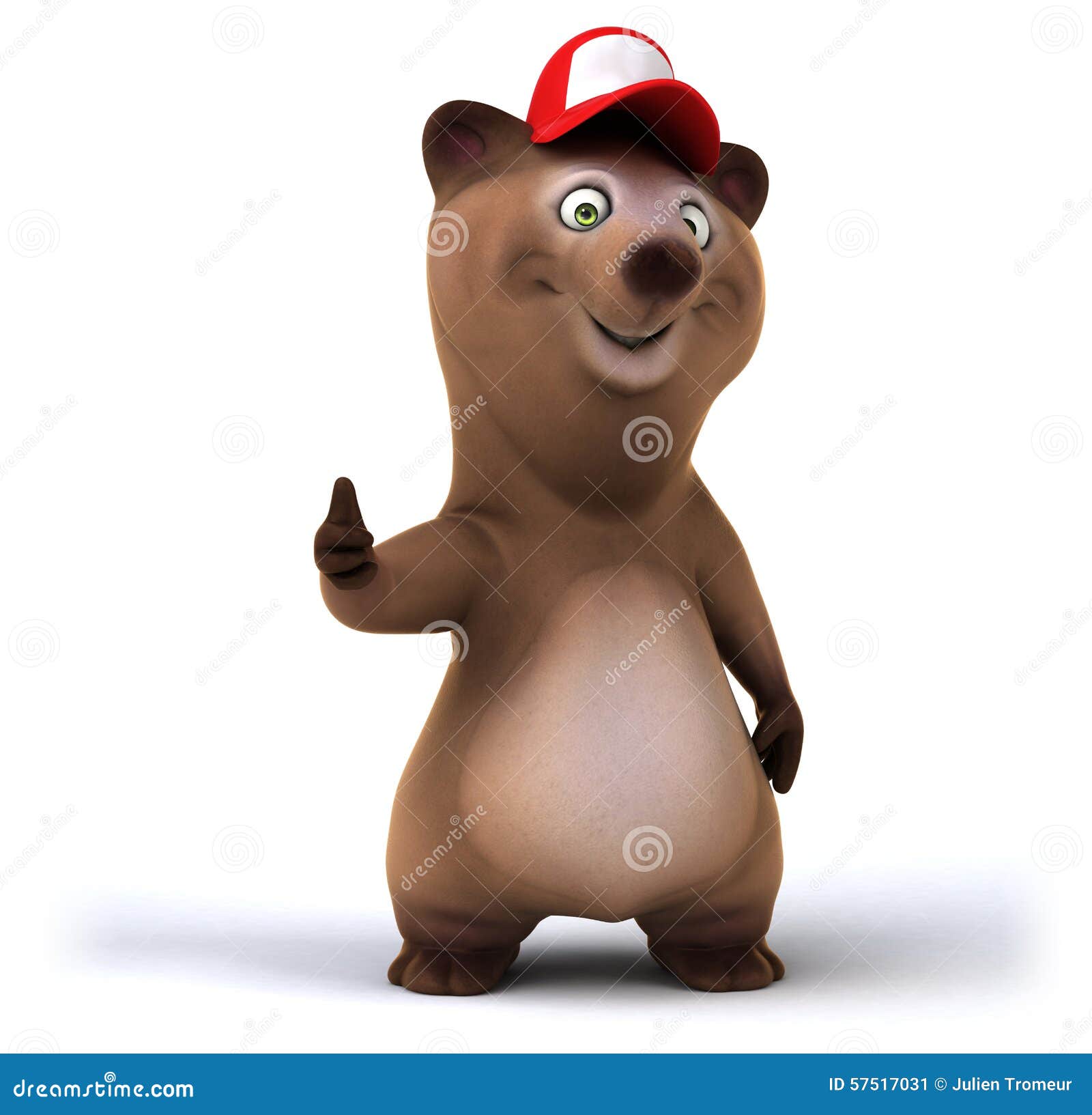 Fun bear stock illustration. Illustration of teddy, profile - 57517031