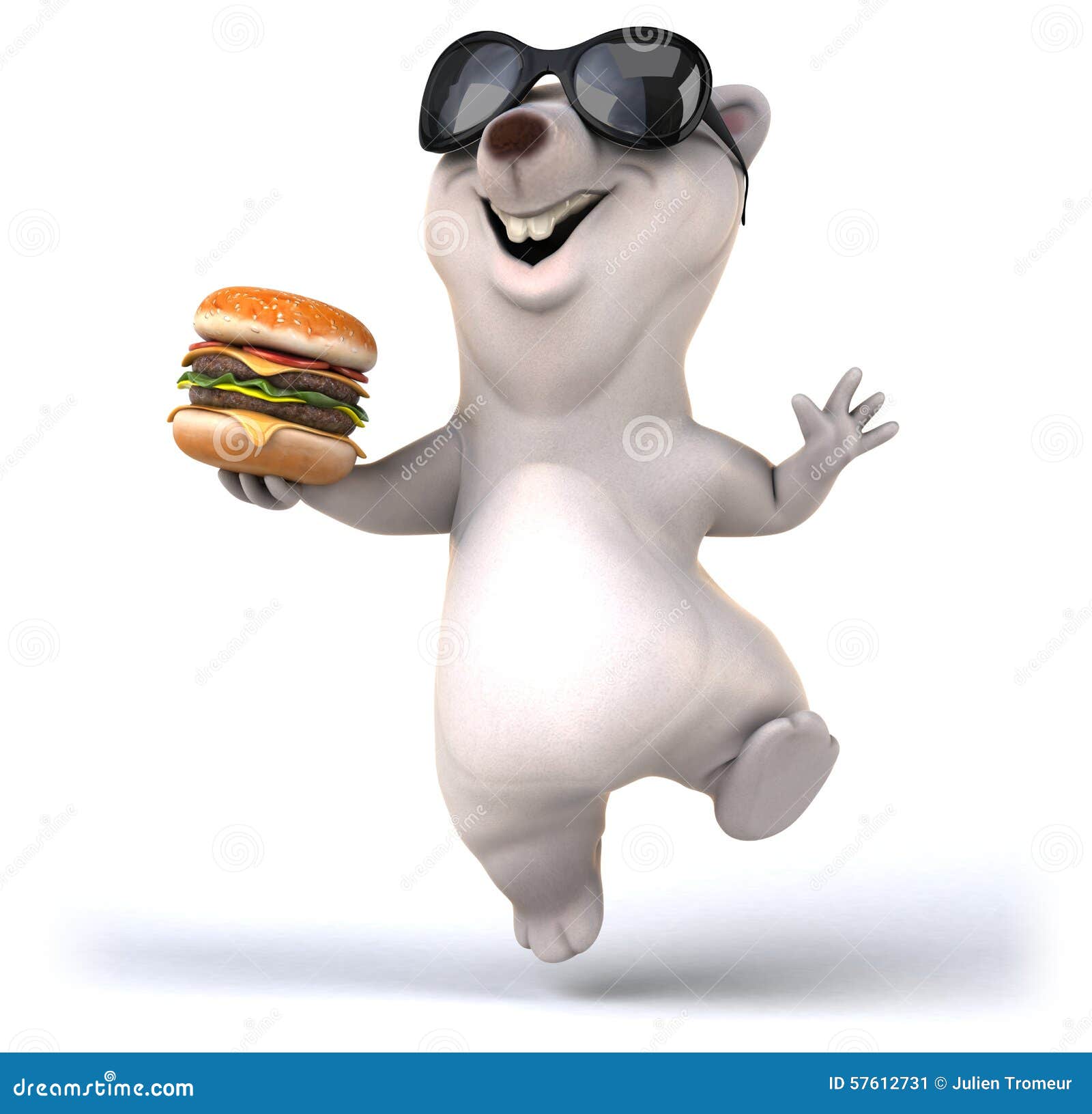 Fun bear stock illustration. Illustration of clipart - 57612731