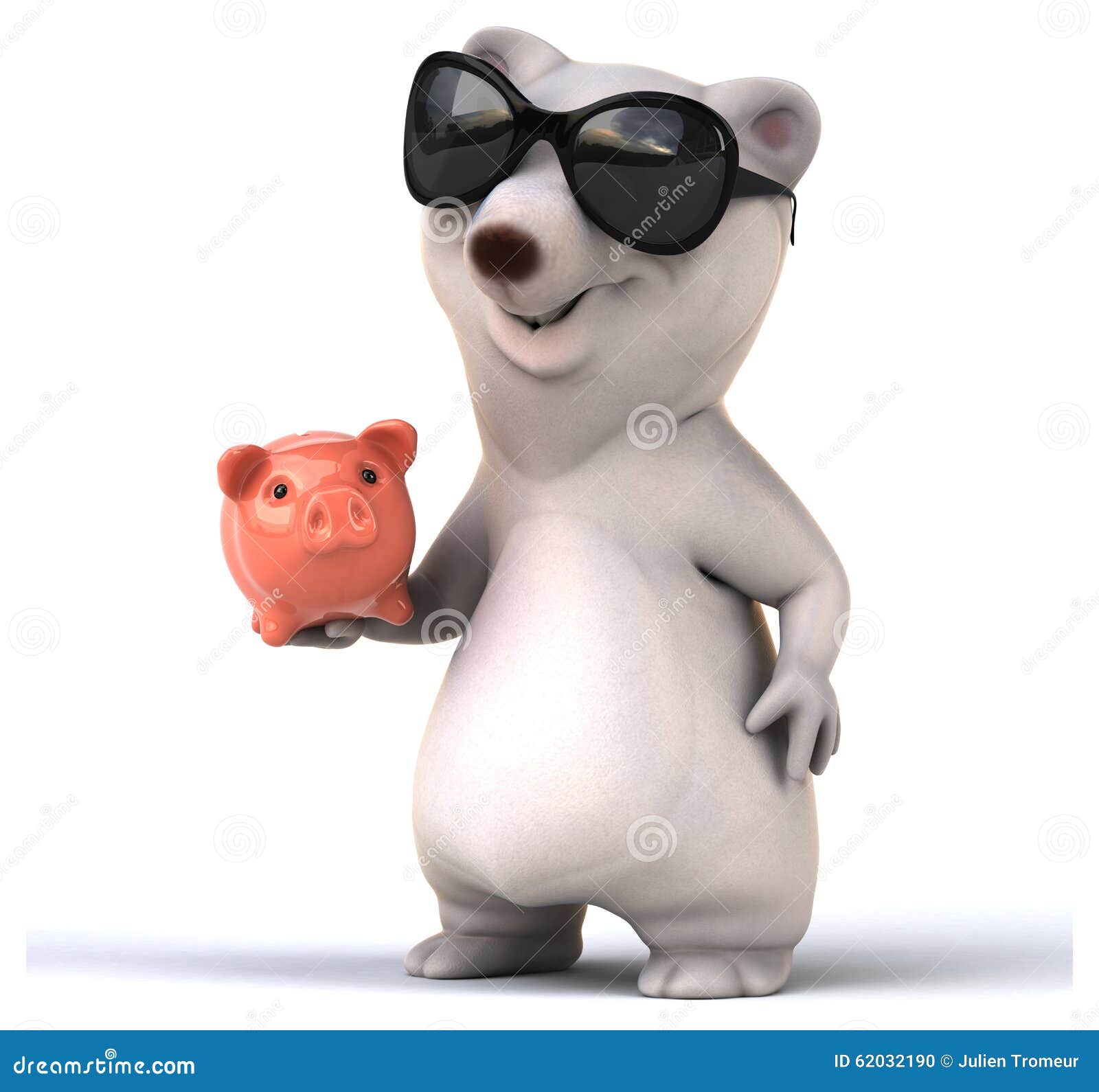 Fun bear stock illustration. Illustration of happy, mammal - 62032190