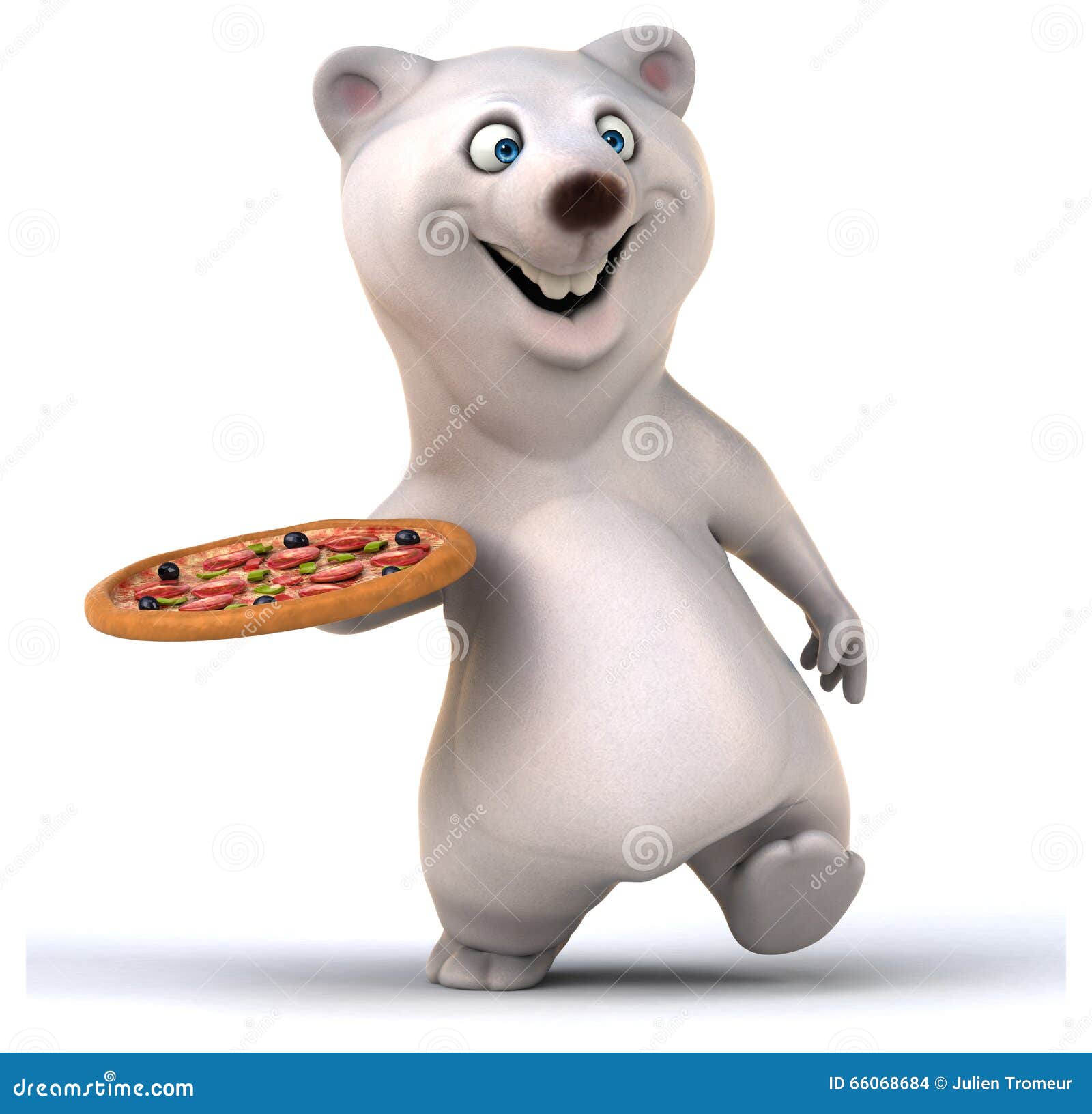 Fun bear stock illustration. Illustration of profile - 66068684