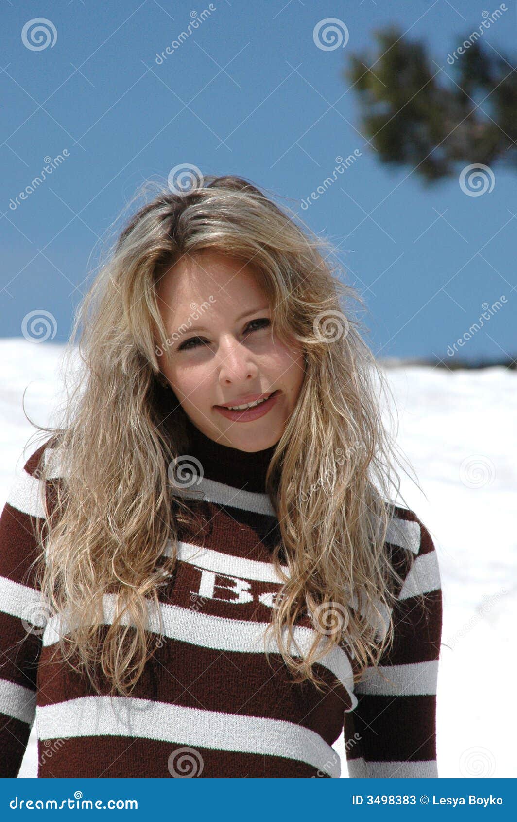 Fun and beautiful girl stock image. Image of dental, hair - 3498383