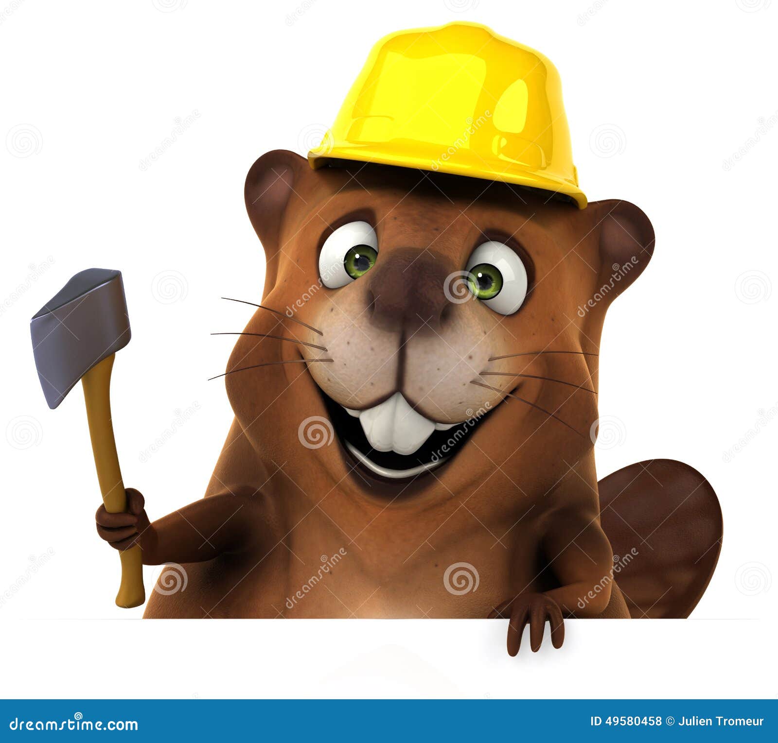 Fun beaver stock illustration. Illustration of coon, teeth - 49580458